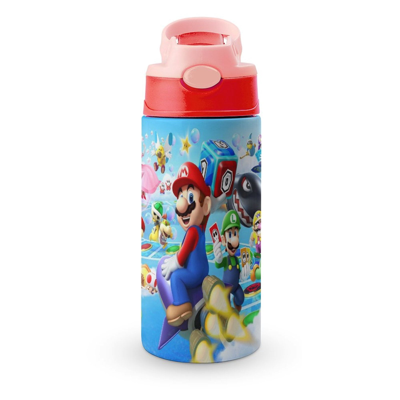 Super Mario Portable Water Bottle Insulated Stainless Steel Water Cup ...