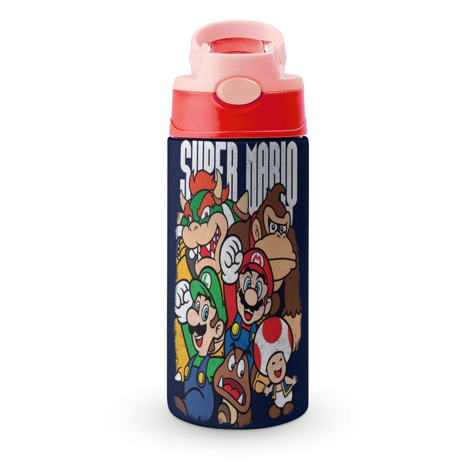 Super Mario Portable Water Bottle Insulated Stainless Steel Water Cup ...