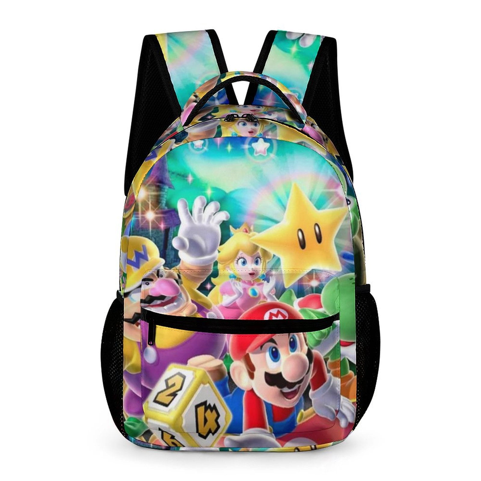 Super Mario Poster Backpack Daypack Schoolbag Student Bookbag Satchel ...