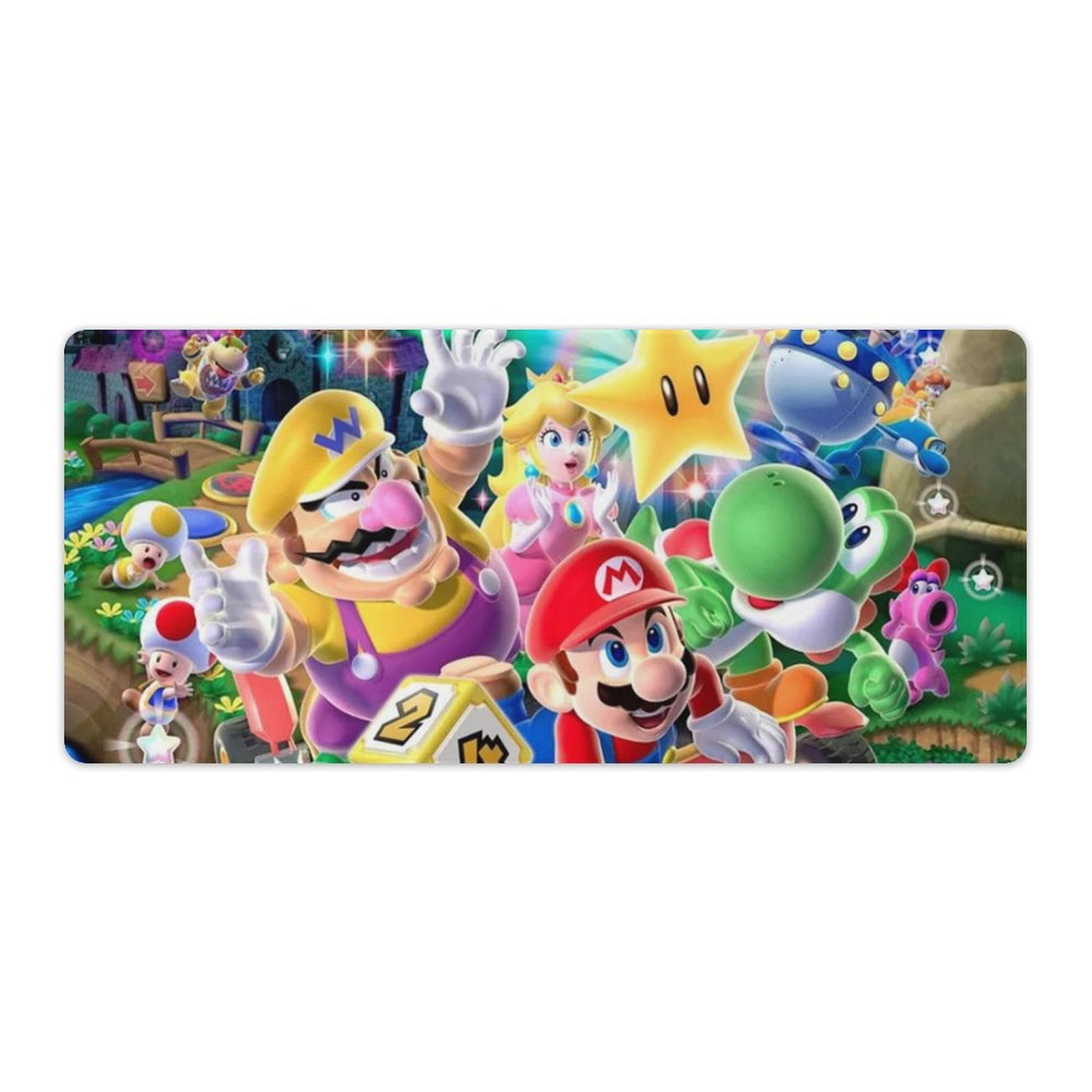 Super Mario Poster Extended Gaming Mouse Pad No-sliped Large Desk Mat ...