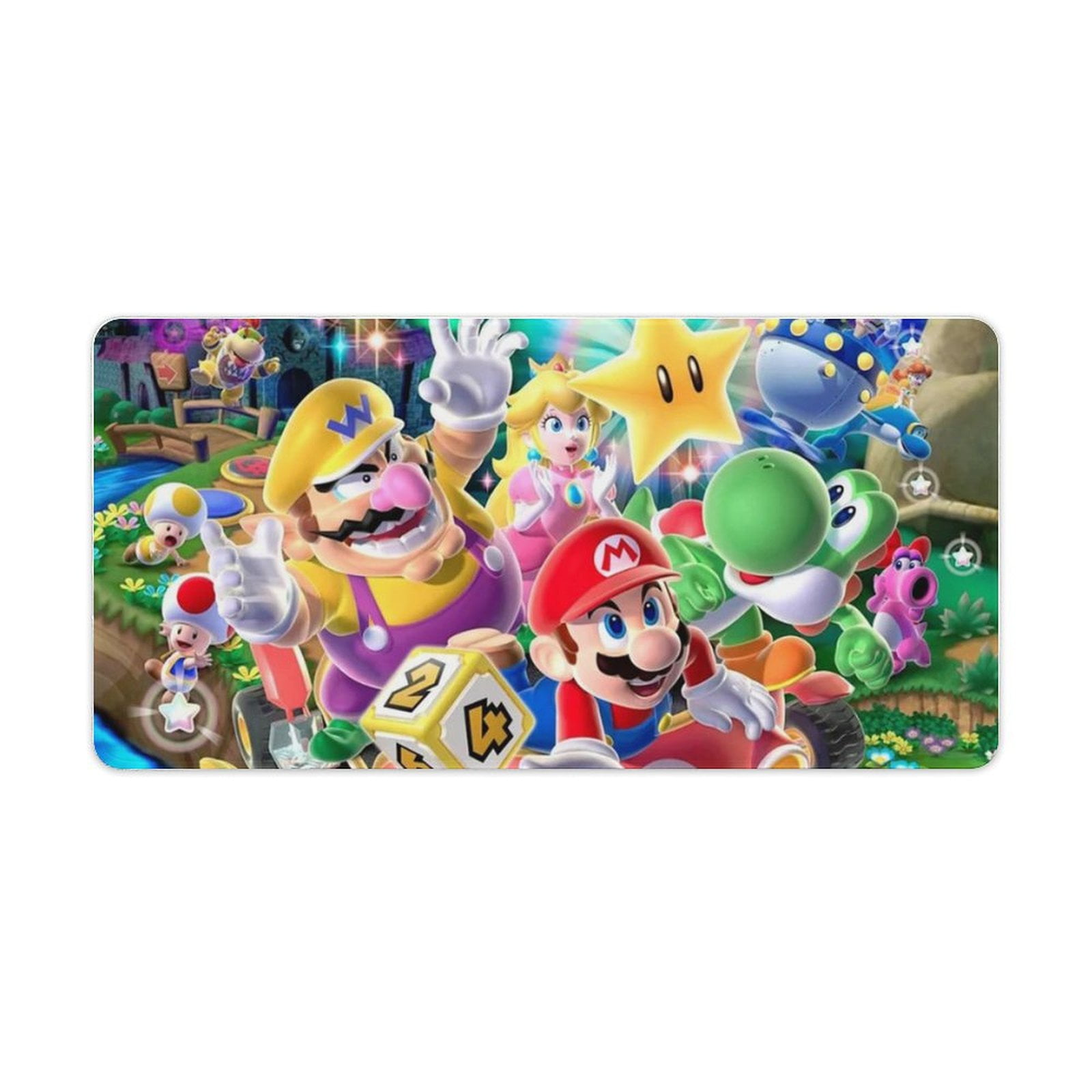 Super Mario Poster Extended Gaming Mouse Pad No-sliped Large Desk Mat ...