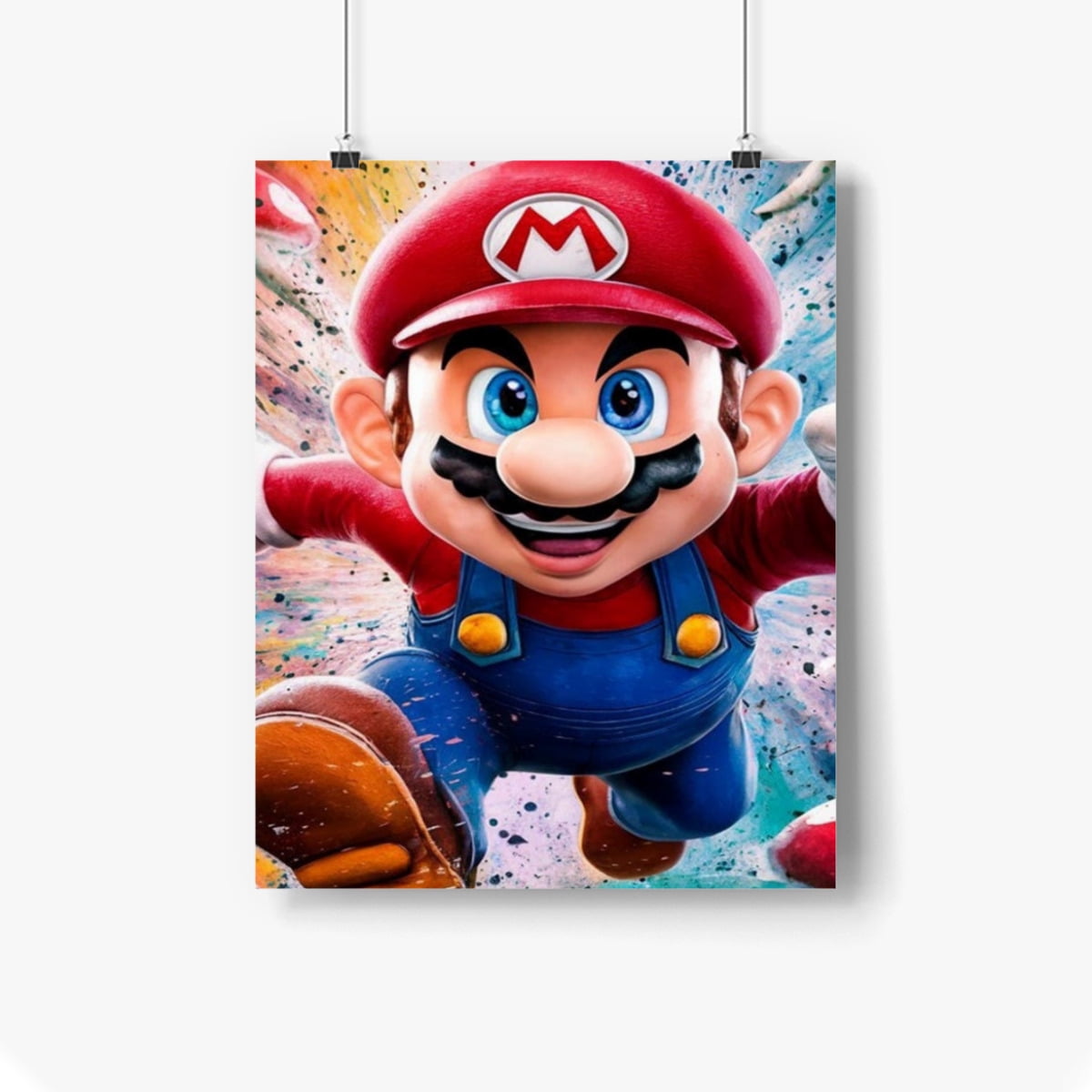 Super Mario Poster Holiday Bedroom Decor Prints Living Room Office ...