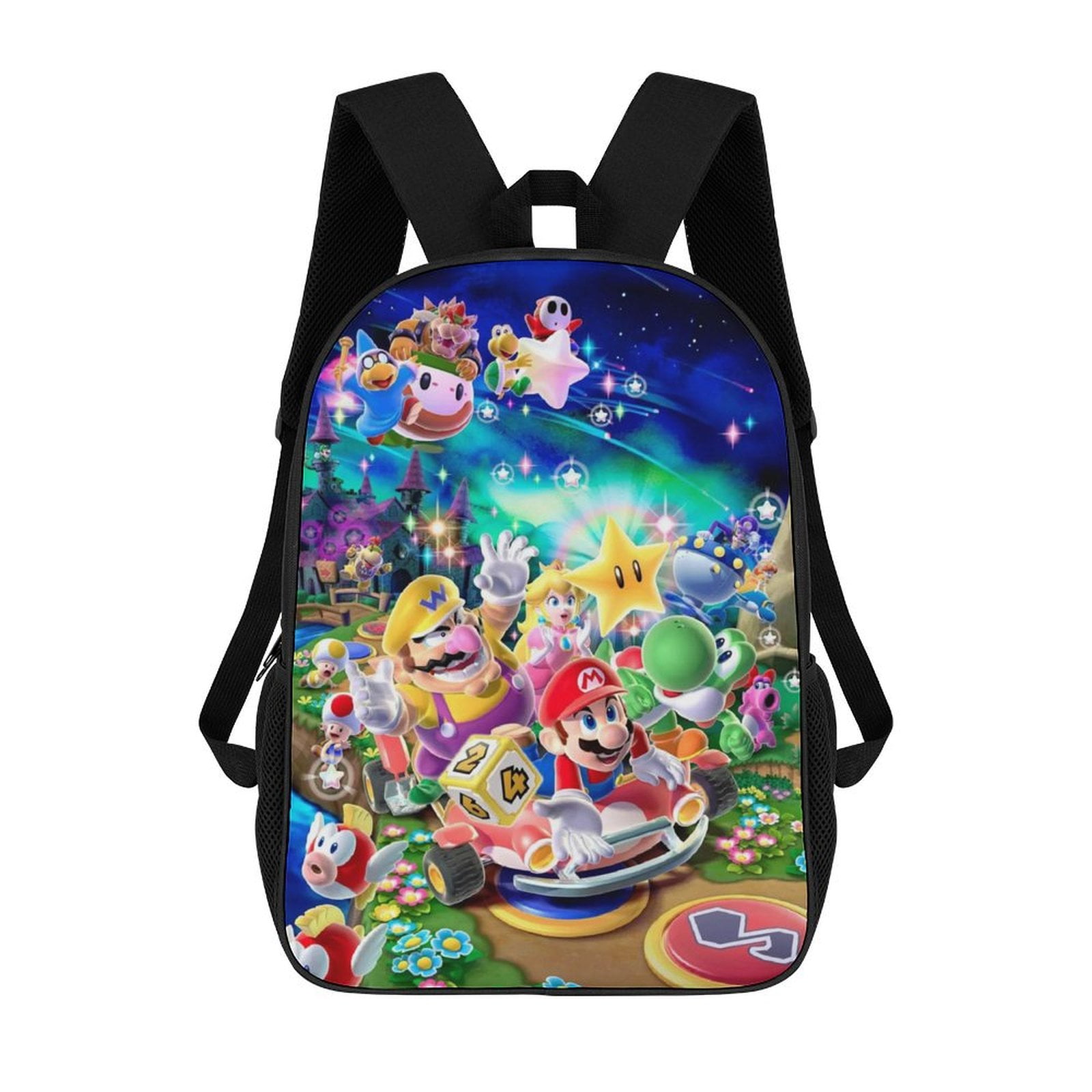 Super Mario Poster School Bag Backpack Multipurpose Daypack Adjustable ...