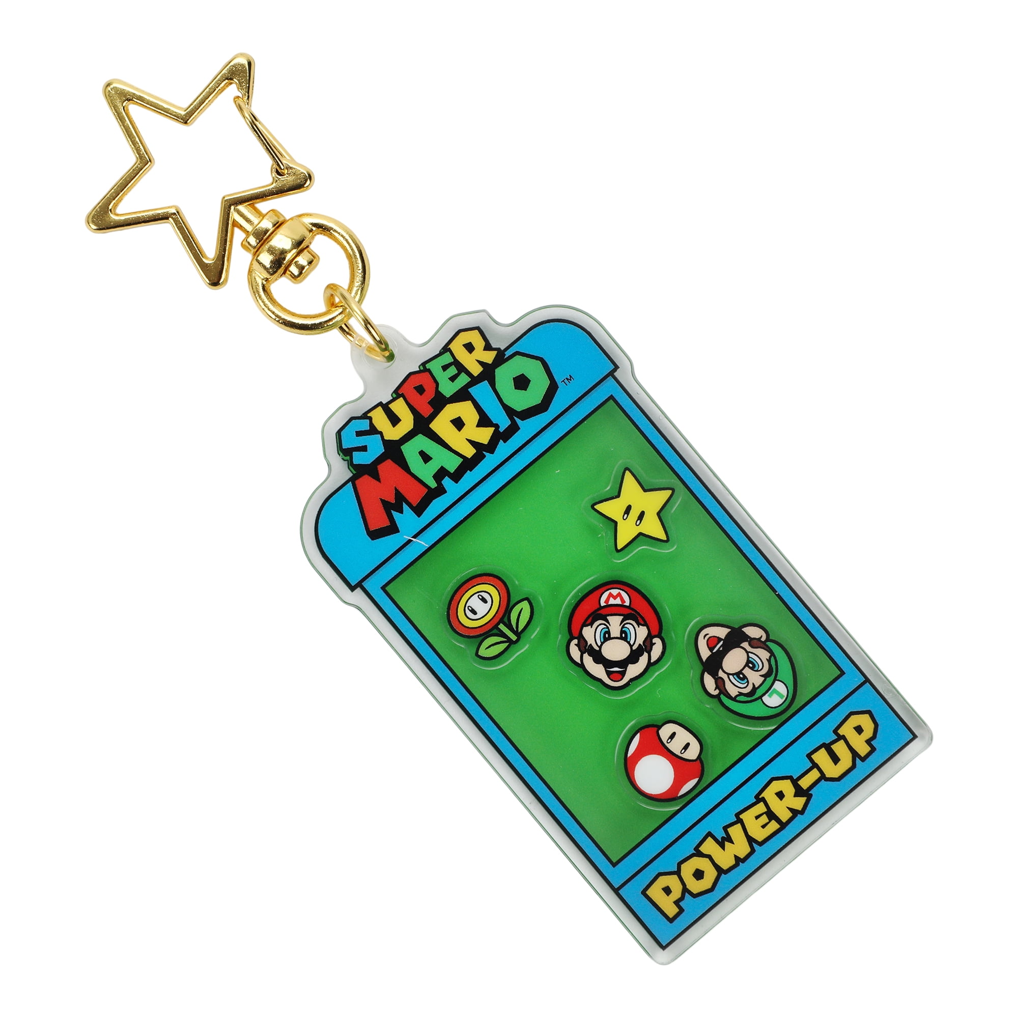 Super Mario Power-Up Shaker Keychain - Walmart.com