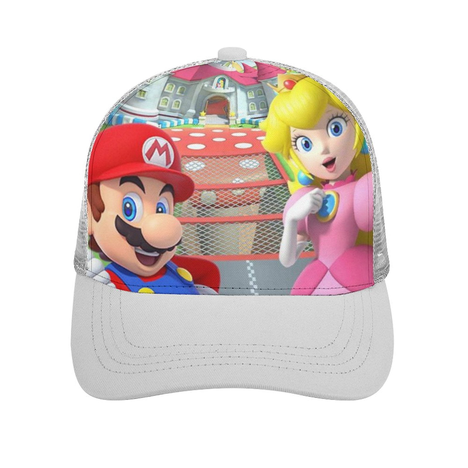 Super Mario Princess Caps Breathable Baseball Cap Dad Hat Adjustable ...