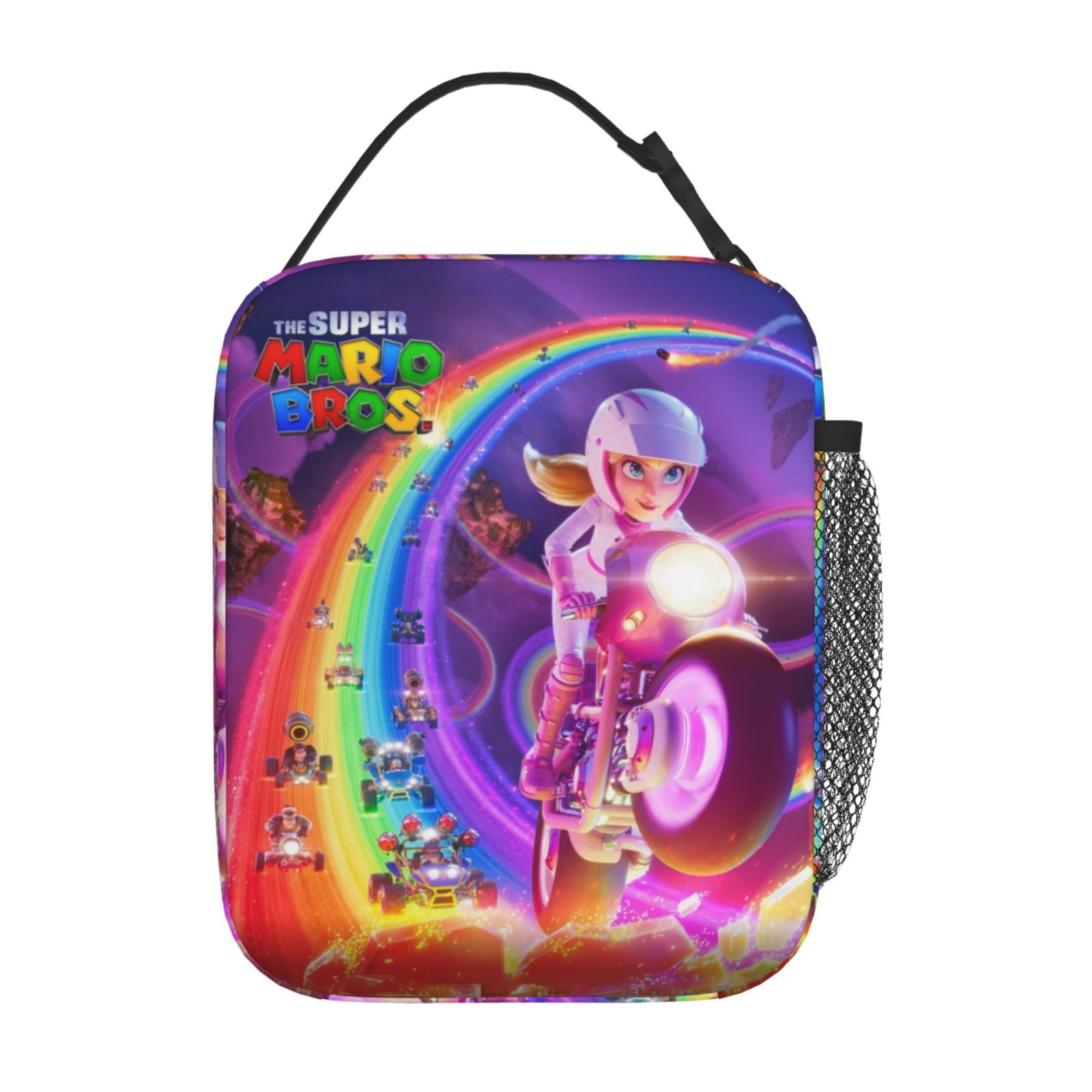 Super Mario Princess Cute Lunch Bag Insulated Tote Cooler Lunch Box ...