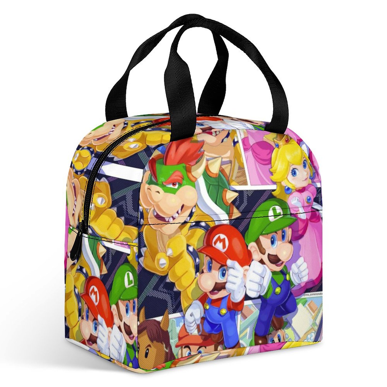 Super Mario Princess Insulated Lunch Bag Resuable Cooler Bag Lunch ...