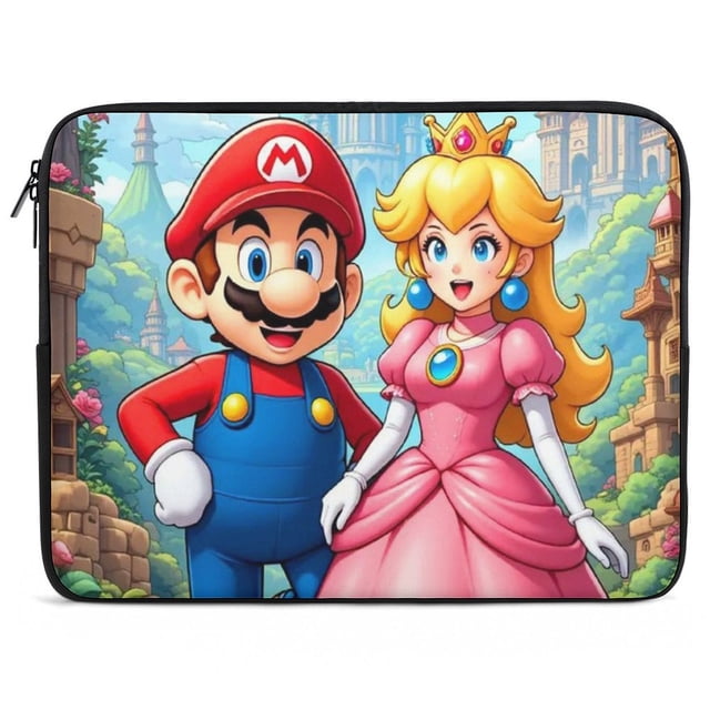 Super Mario Princess Laptop Sleeve Lightweight Computer Cover Bag ...