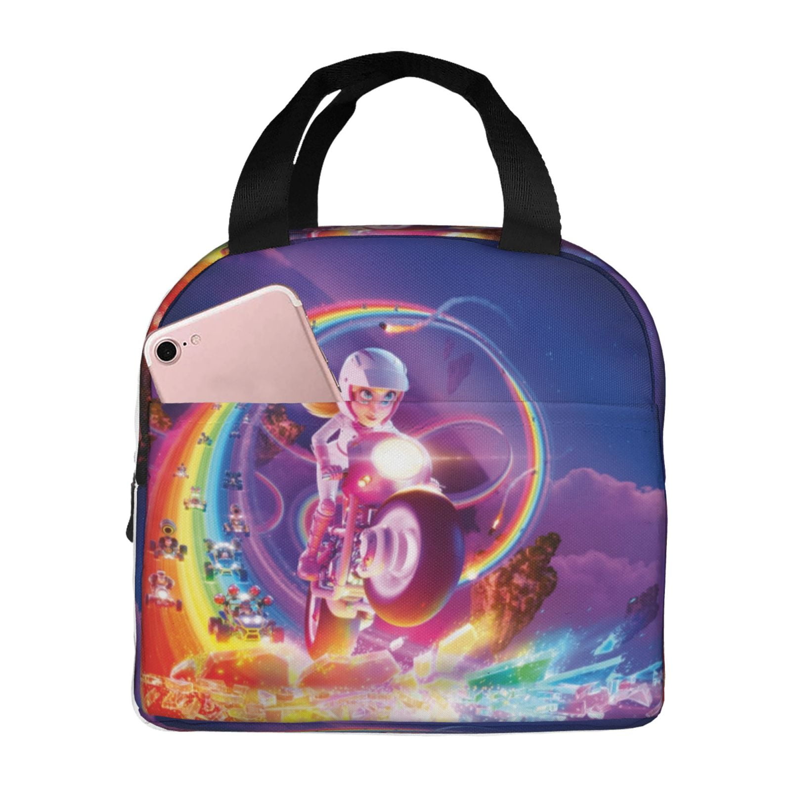 Super Mario Princess Lunch Bag Waterproof Insulated Lunch Box Reusable ...