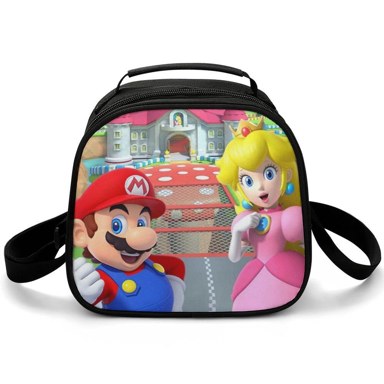 Super Mario Princess Lunch Tote Bags Thermal Insulated Lunch Box Lunch ...