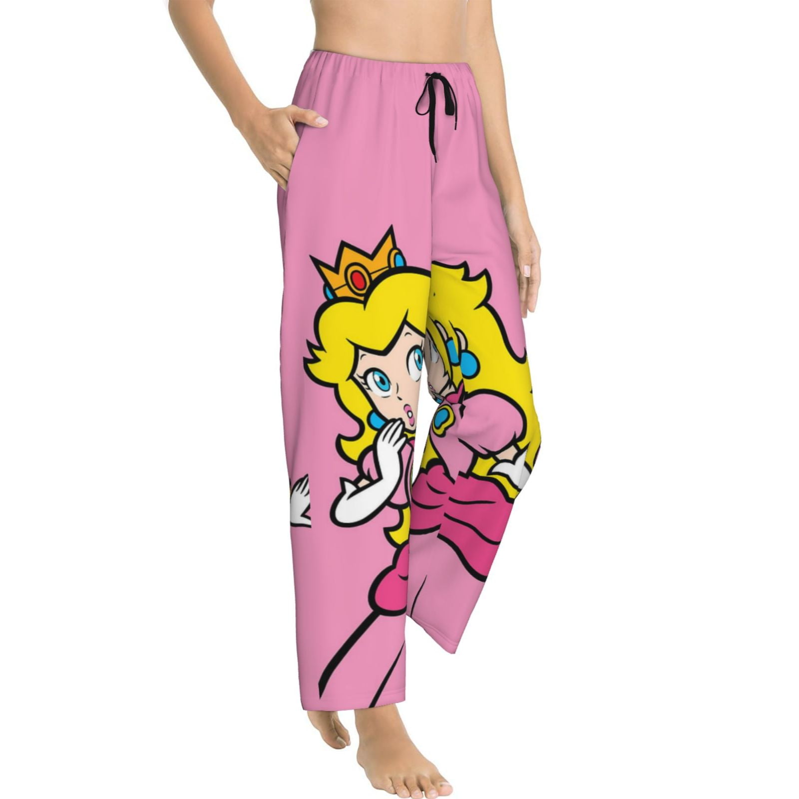 Super Mario Princess Pajama Pants for Women Cartoon Pajama Pants All ...