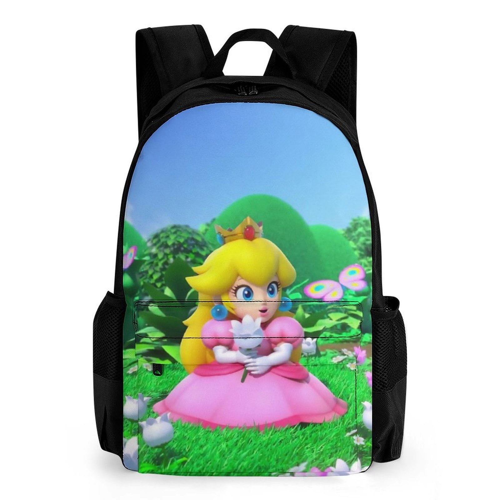 Super Mario Princess Peach Backpack Bookbag Casual Daypack Travel ...
