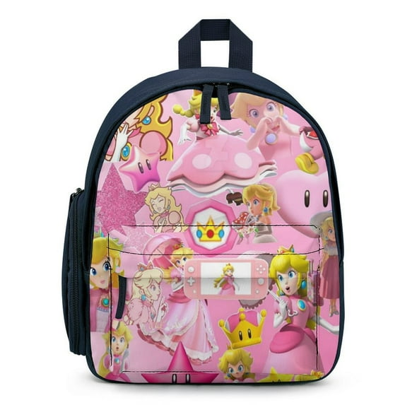 Super Mario Princess Peach Backpack Bookbag Casual Daypack Travel ...