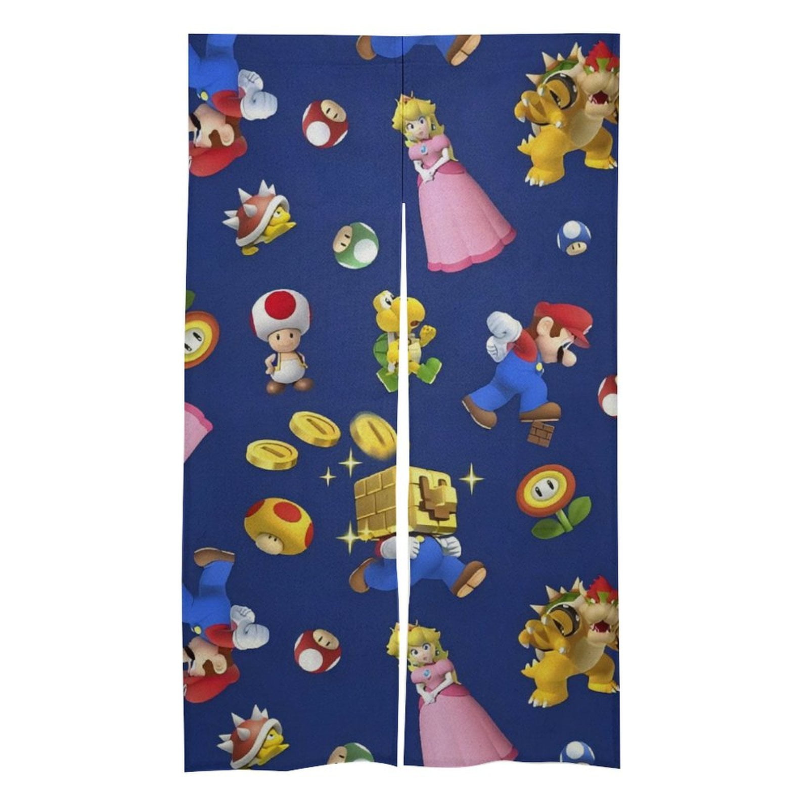 Super Mario Princess Peach Cartoon Curtains Window Decoration Door ...