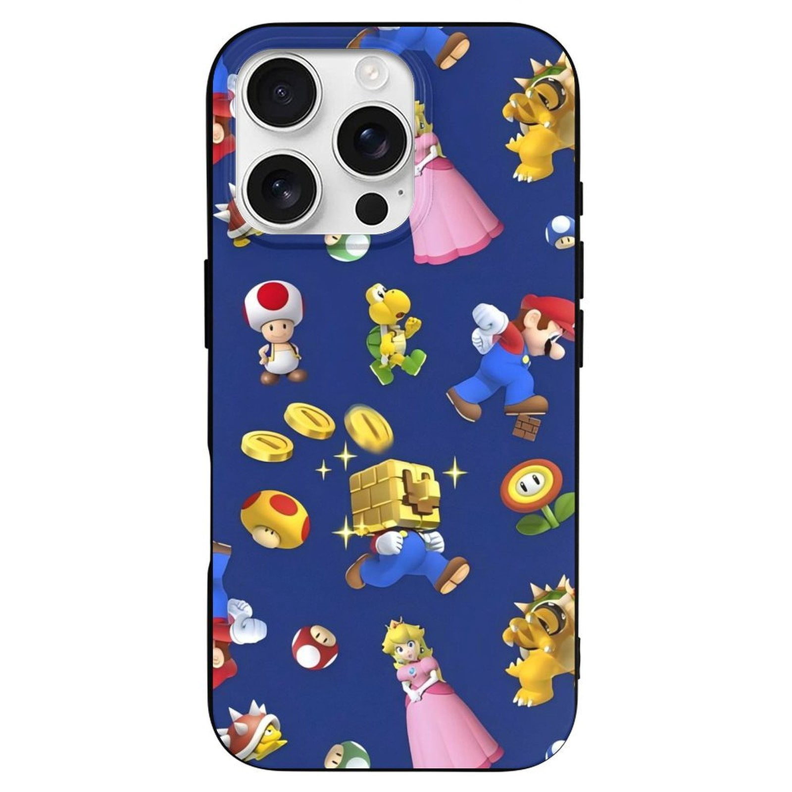 Super Mario Princess Peach Cartoon Phone Case for iPhone 16 Phone Case ...