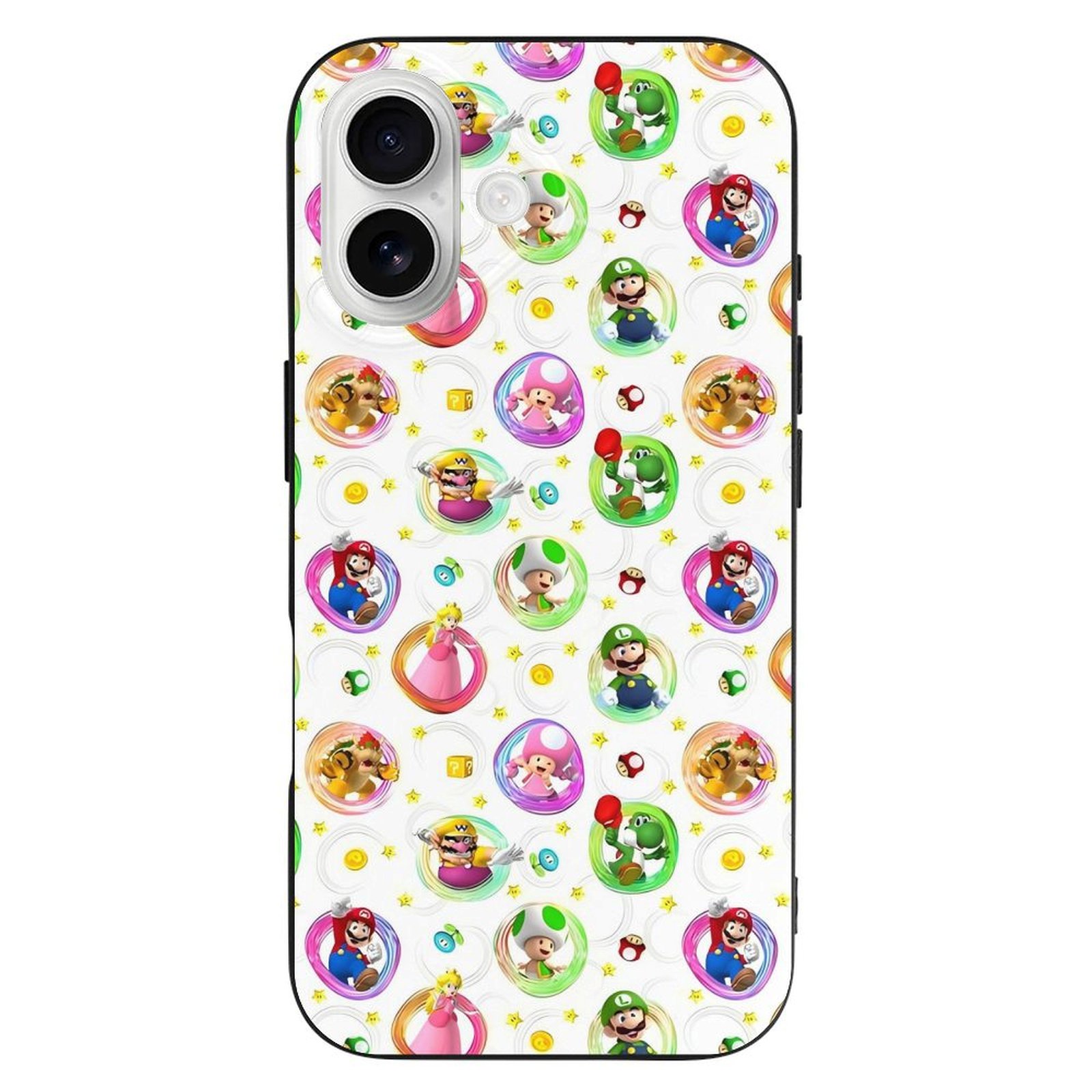 Super Mario Princess Peach Cartoon Phone Case for iPhone 16 Phone Case ...