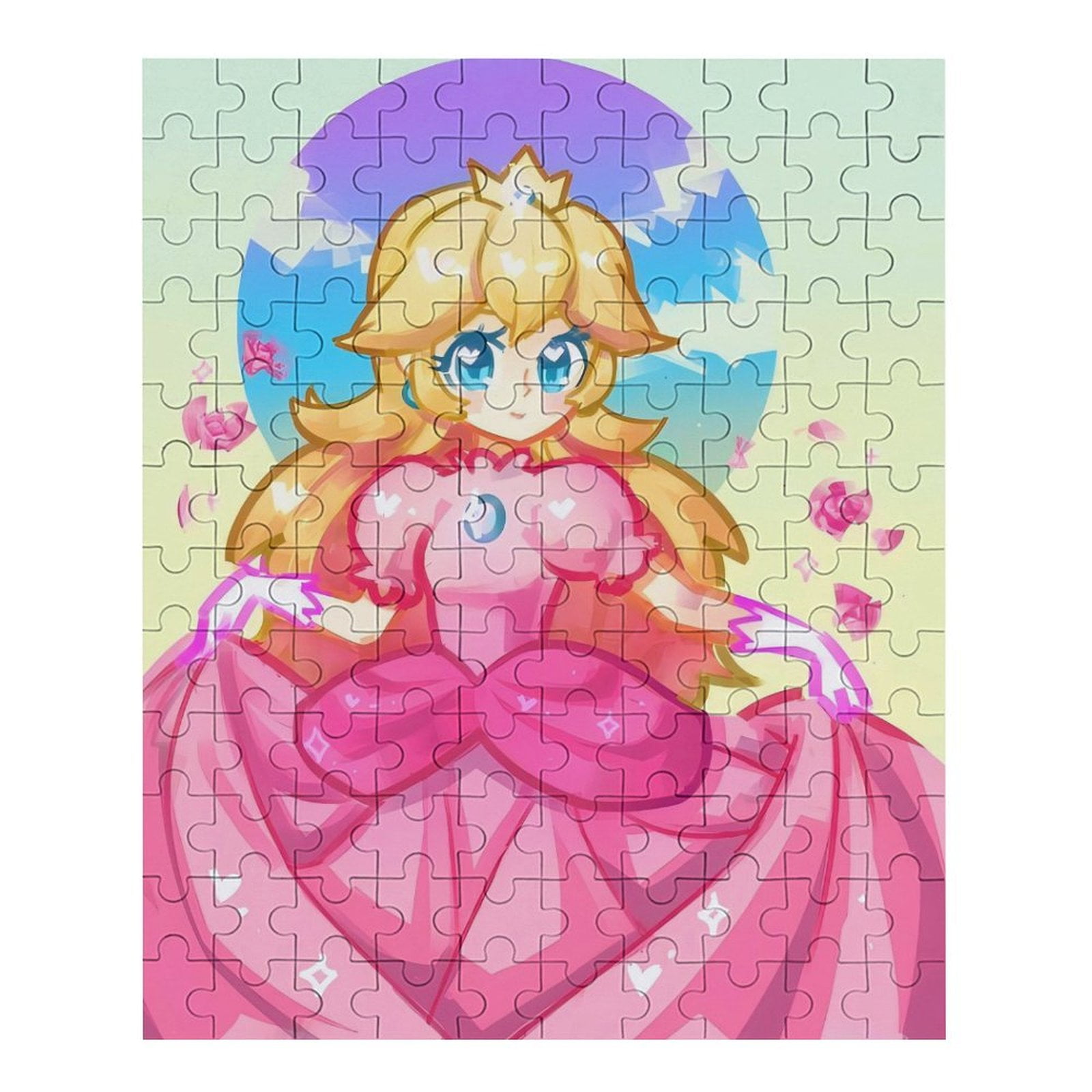 Super Mario Princess Peach Christmas Jigsaw Puzzles Interlocking ...