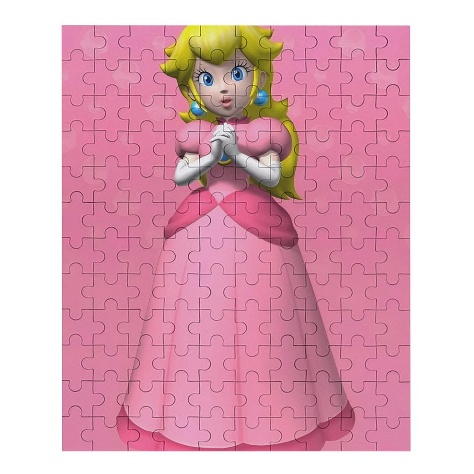Super Mario Princess Peach Christmas Jigsaw Puzzles Interlocking ...