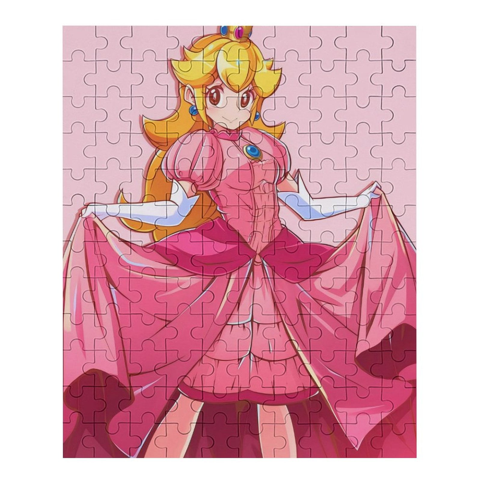 Super Mario Princess Peach Christmas Jigsaw Puzzles Interlocking ...