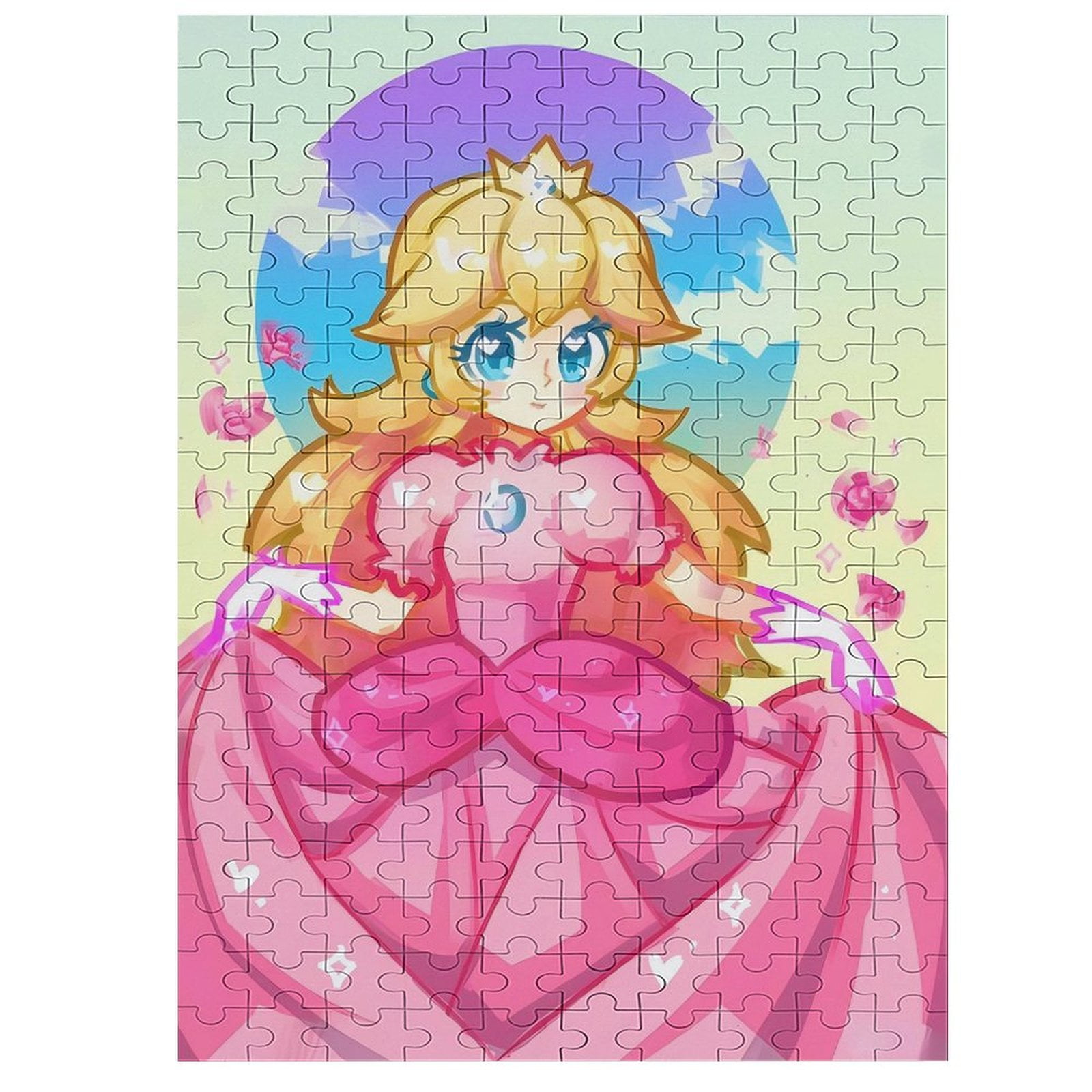 Super Mario Princess Peach Christmas Jigsaw Puzzles Interlocking ...