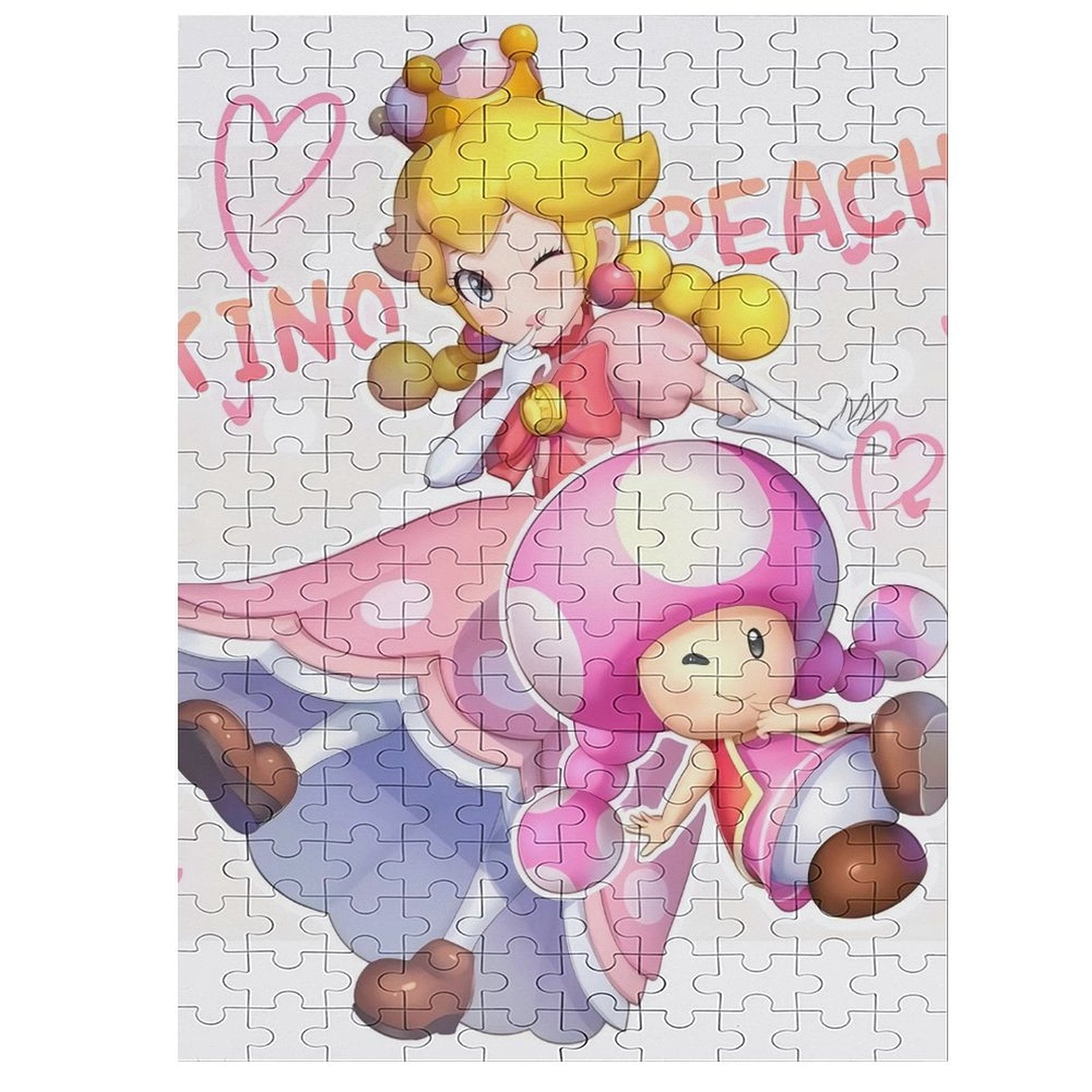 Super Mario Princess Peach Christmas Jigsaw Puzzles Interlocking ...