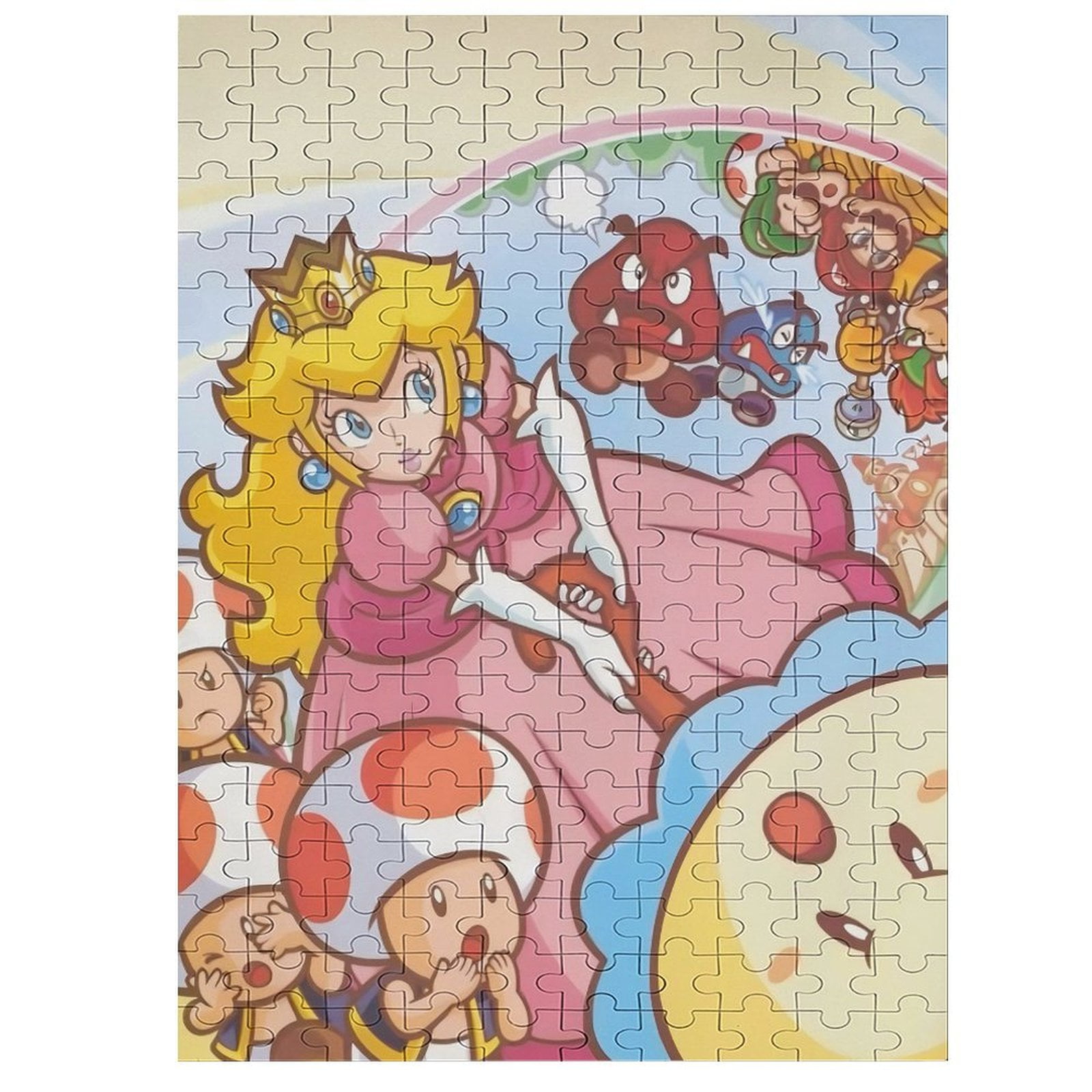 Super Mario Princess Peach Christmas Jigsaw Puzzles Interlocking ...