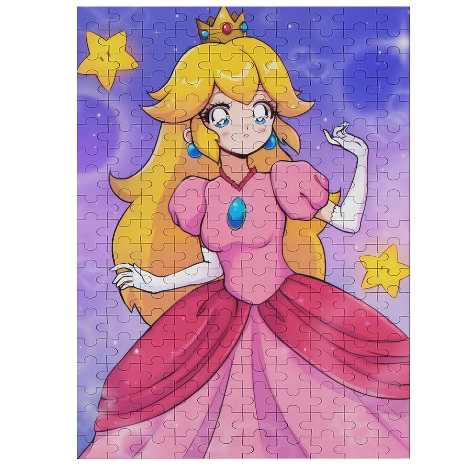 Super Mario Princess Peach Christmas Jigsaw Puzzles Interlocking puzzles for kids and teens 200 ...