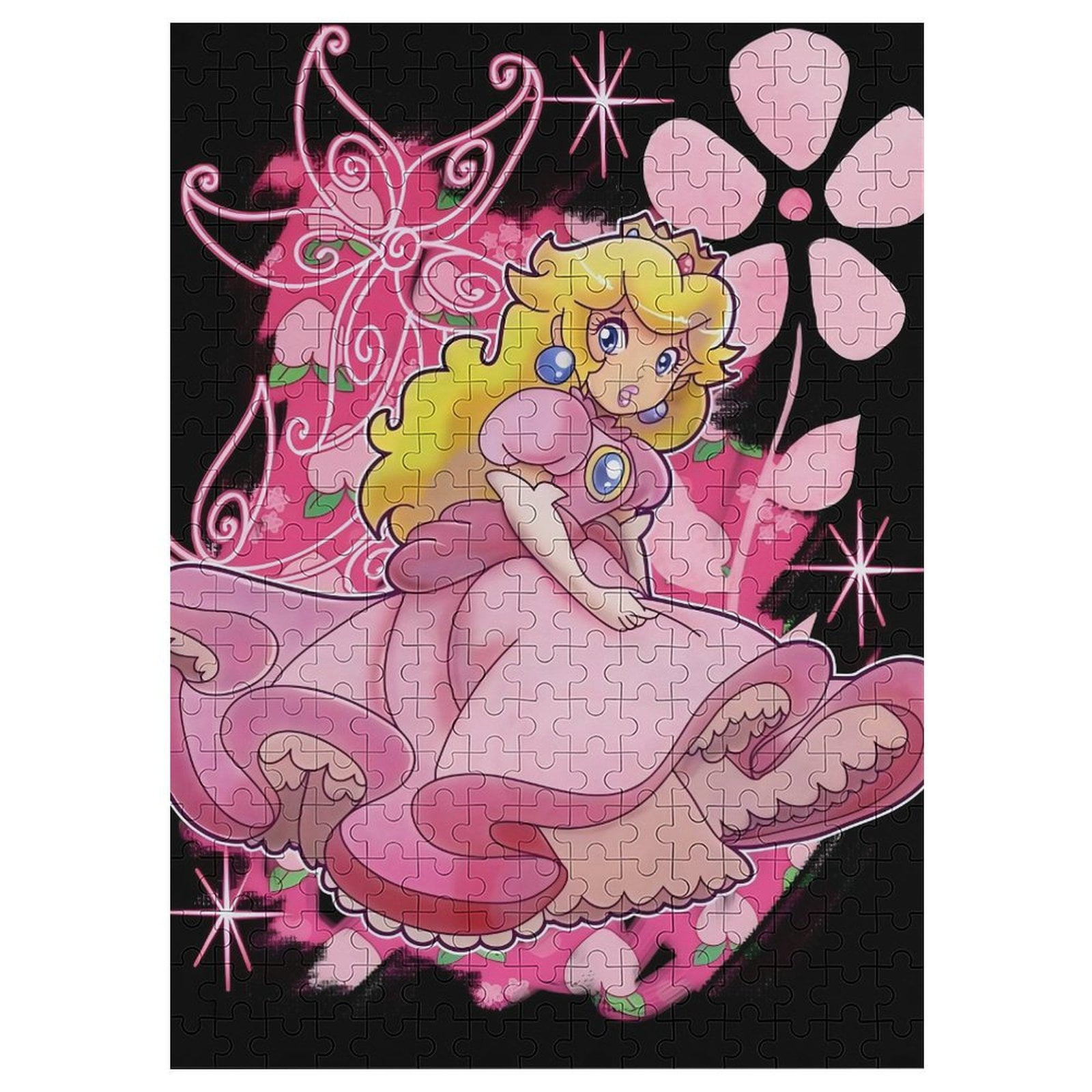 Super Mario Princess Peach Christmas Jigsaw Puzzles Interlocking ...