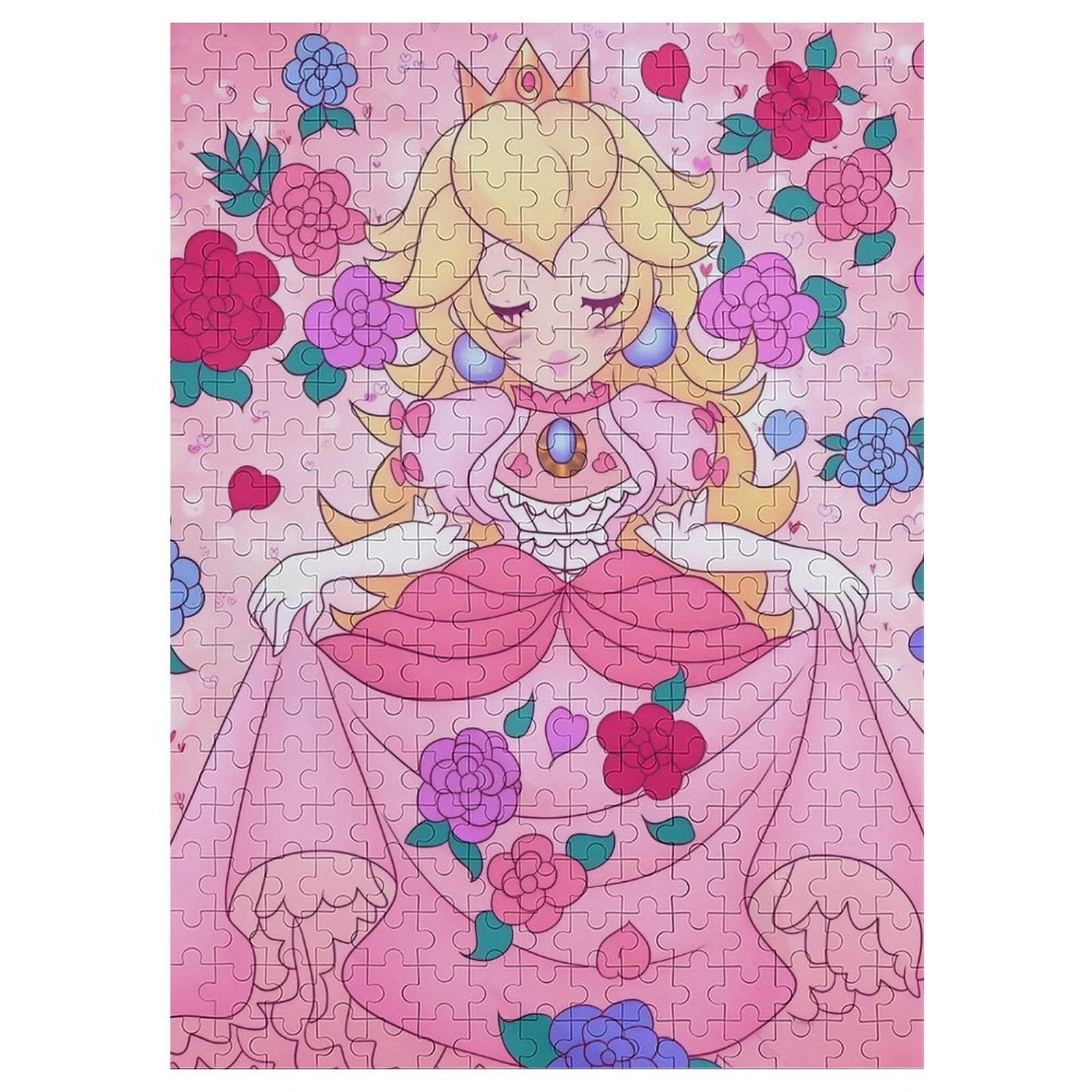 Super Mario Princess Peach Christmas Jigsaw Puzzles Interlocking ...