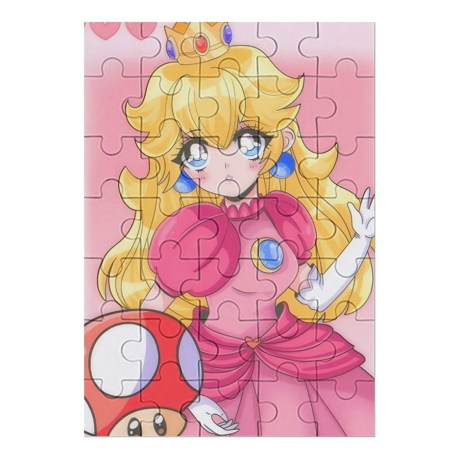 Super Mario Princess Peach Christmas Jigsaw Puzzles Interlocking ...