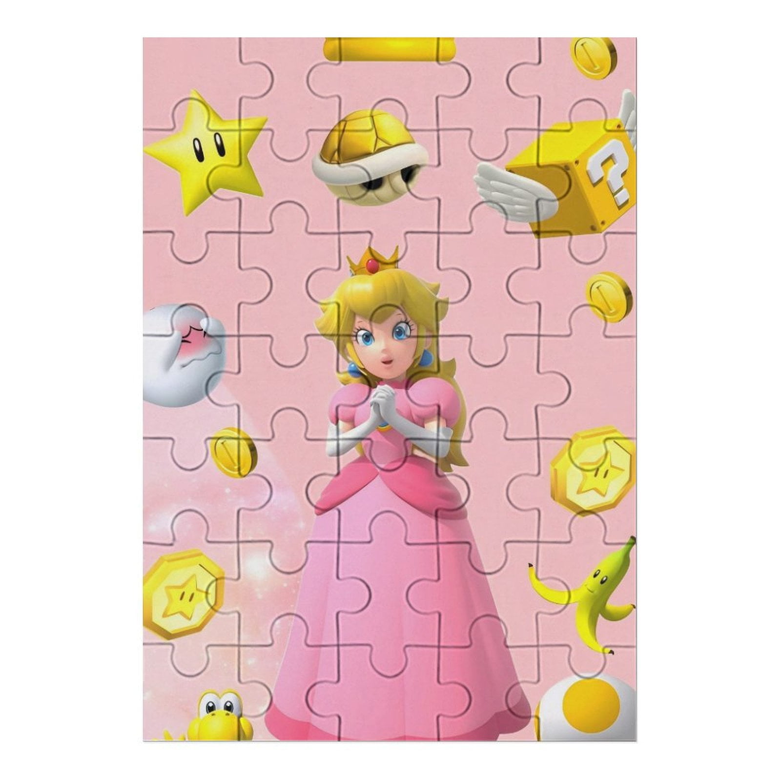 Super Mario Princess Peach Christmas Jigsaw Puzzles Interlocking ...