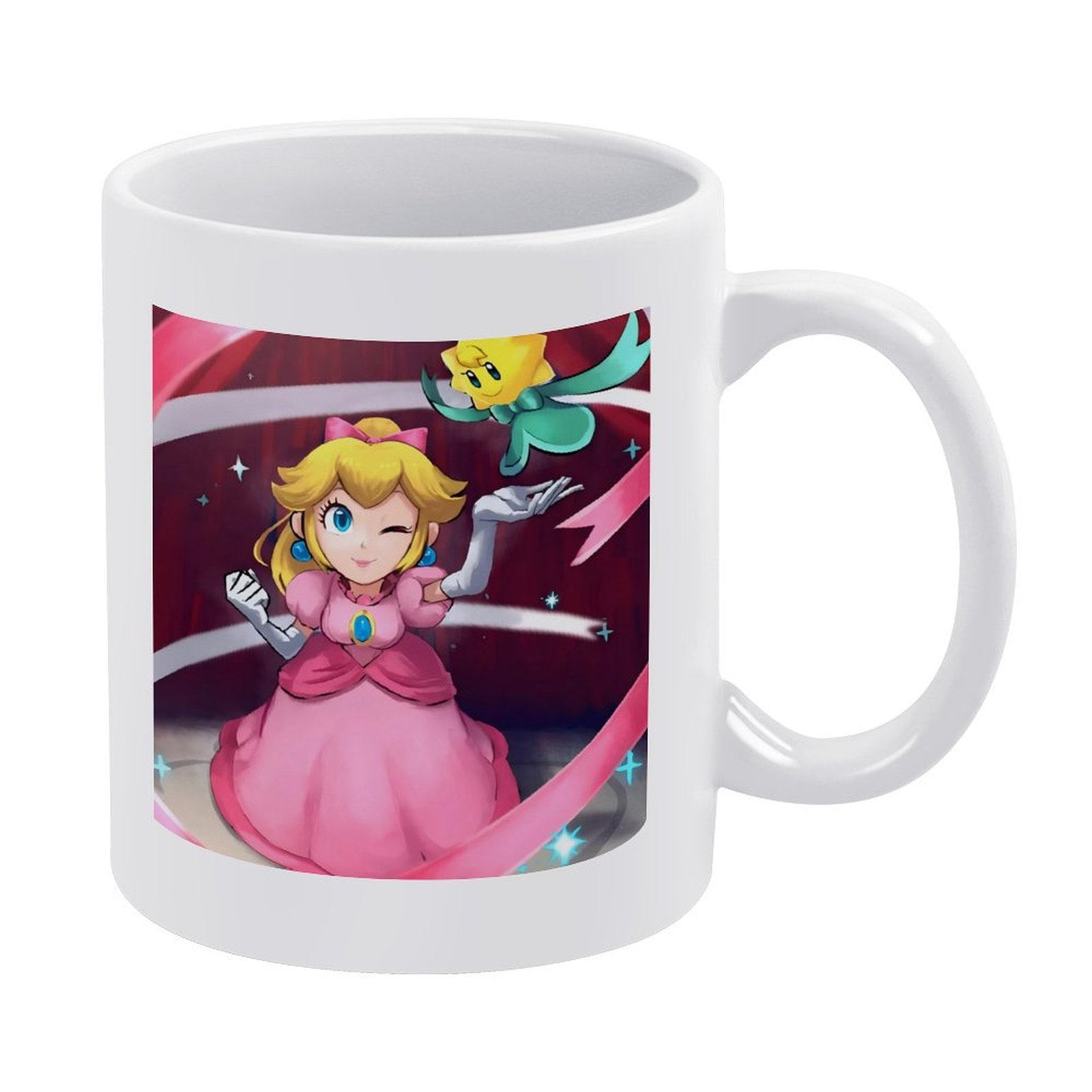Super Mario Princess Peach Christmas gift coffee mug for mom daughter ...