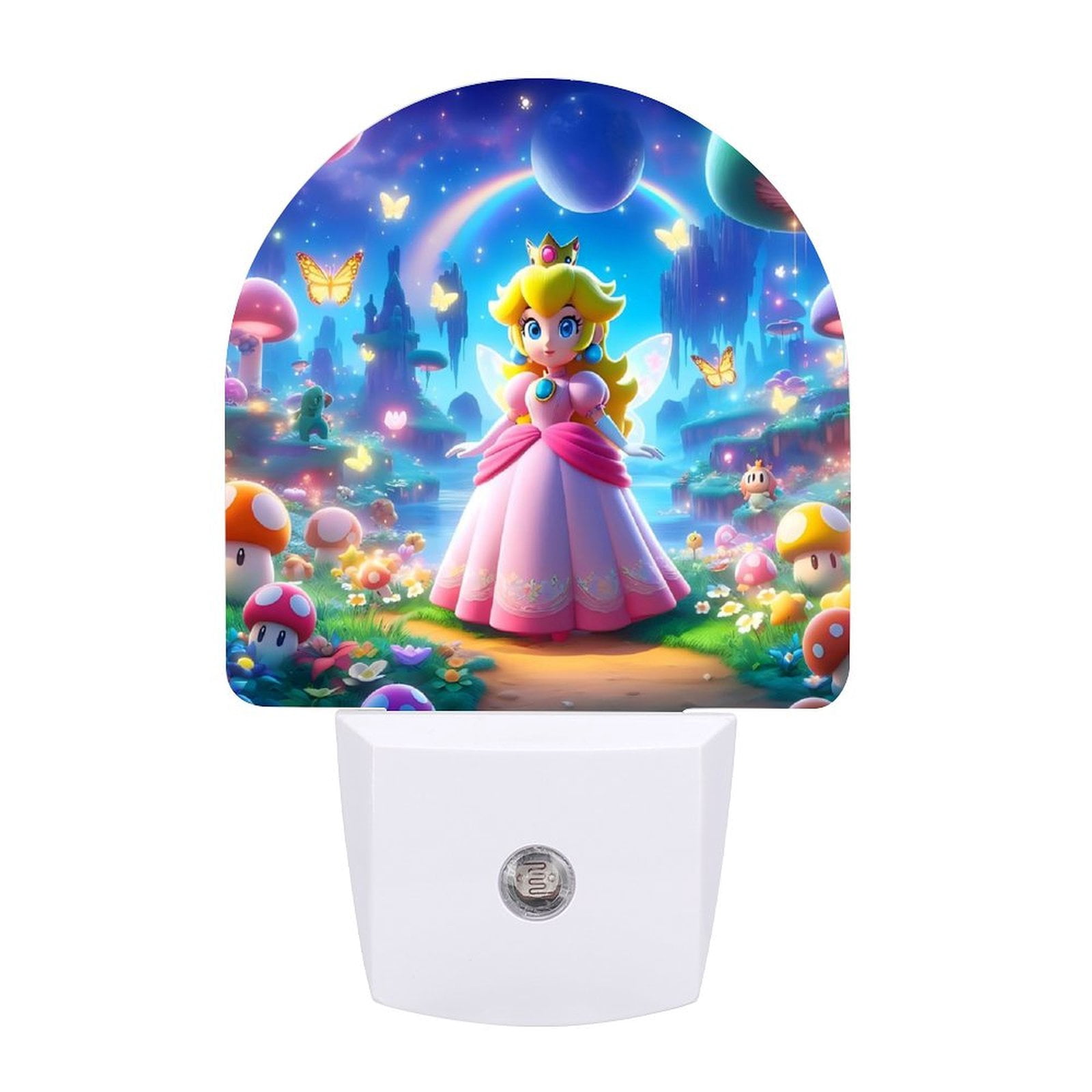 Super Mario Princess Peach Cute children's night light plug-in night ...