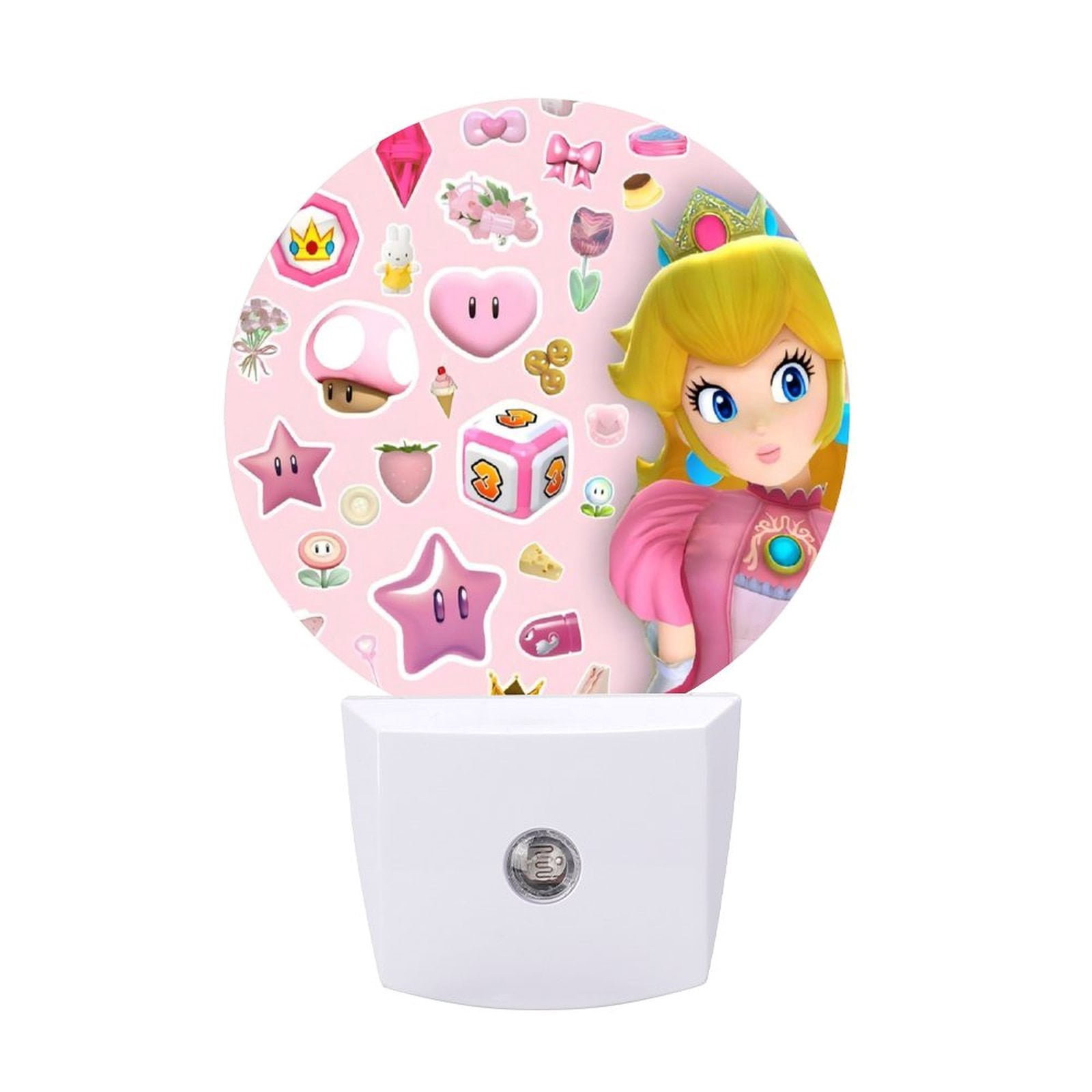 Super Mario Princess Peach Cute children's night light plug-in night ...