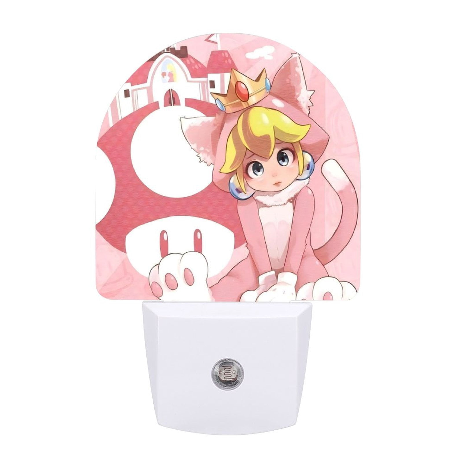 Super Mario Princess Peach Cute children's night light plug-in night ...
