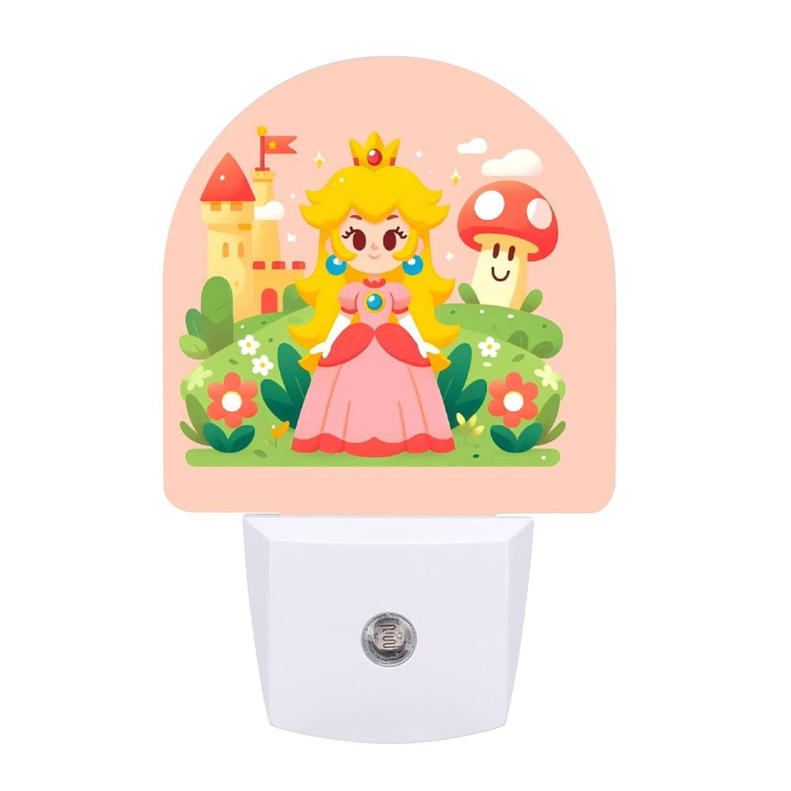 Super Mario Princess Peach Cute children's night light plug-in night ...