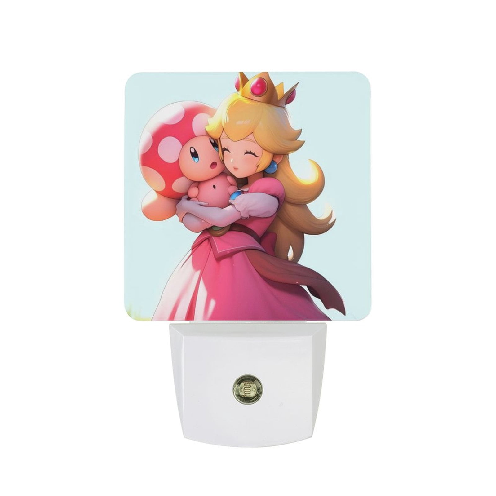 Super Mario Princess Peach Cute children's night light plug-in night ...