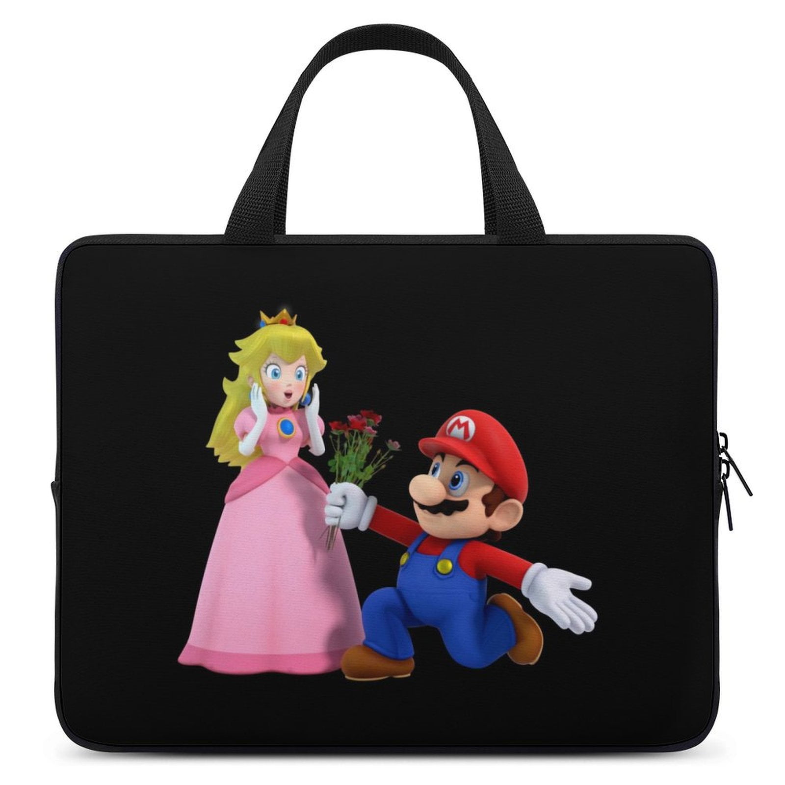 Super Mario Princess Peach Laptop Bag,Laptop Case Fits Up to 17 Inch ...