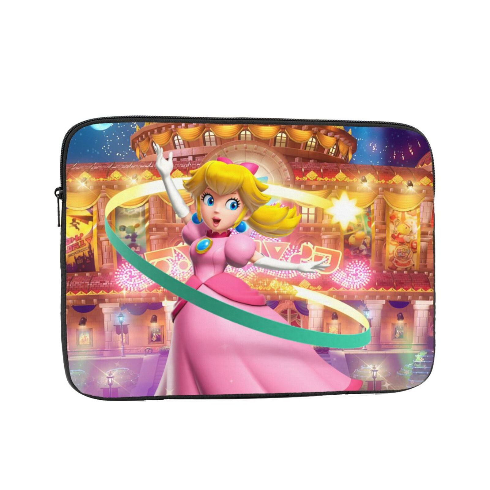 Super Mario Princess Peach Laptop Case Sleeve, 17 inch Laptop Sleeve ...