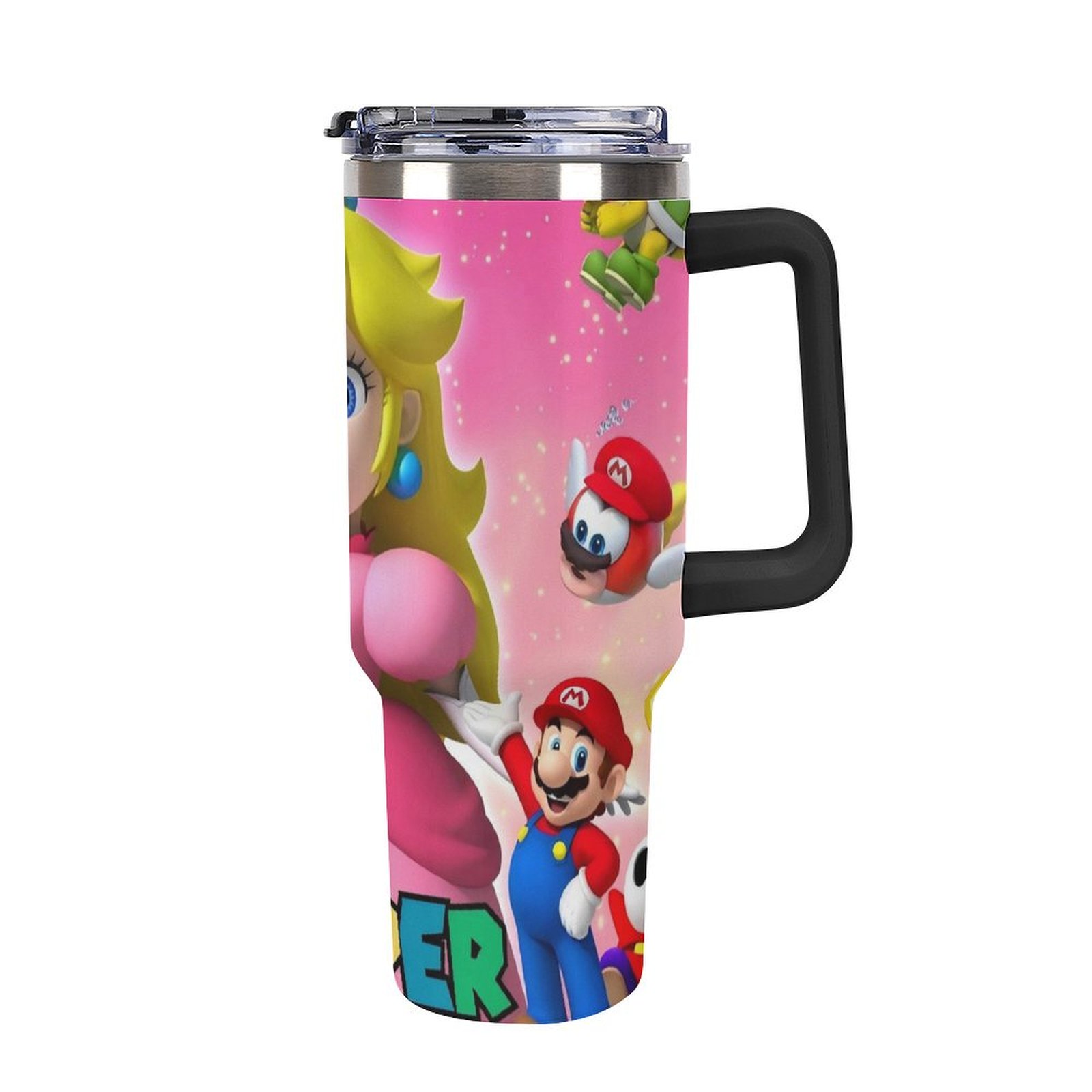 Super Mario Princess Peach Leak-proof large-capacity car cup with ...