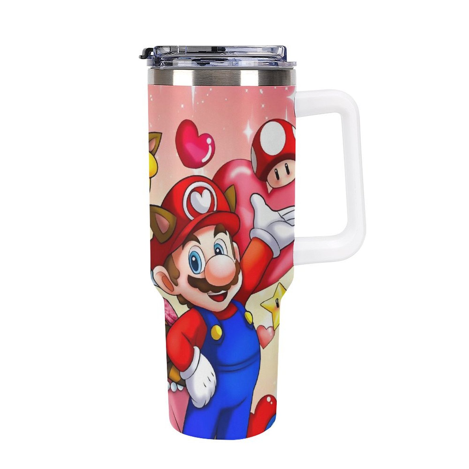 Super Mario Princess Peach Leak-proof large-capacity car cup with ...