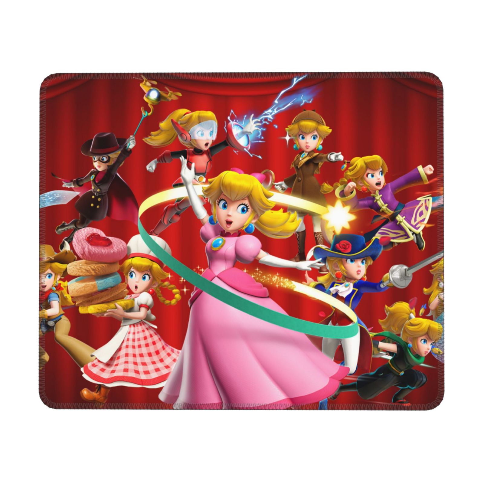 Super Mario Princess Peach Mouse Pad, Computer Mouse Mat, Waterproof ...