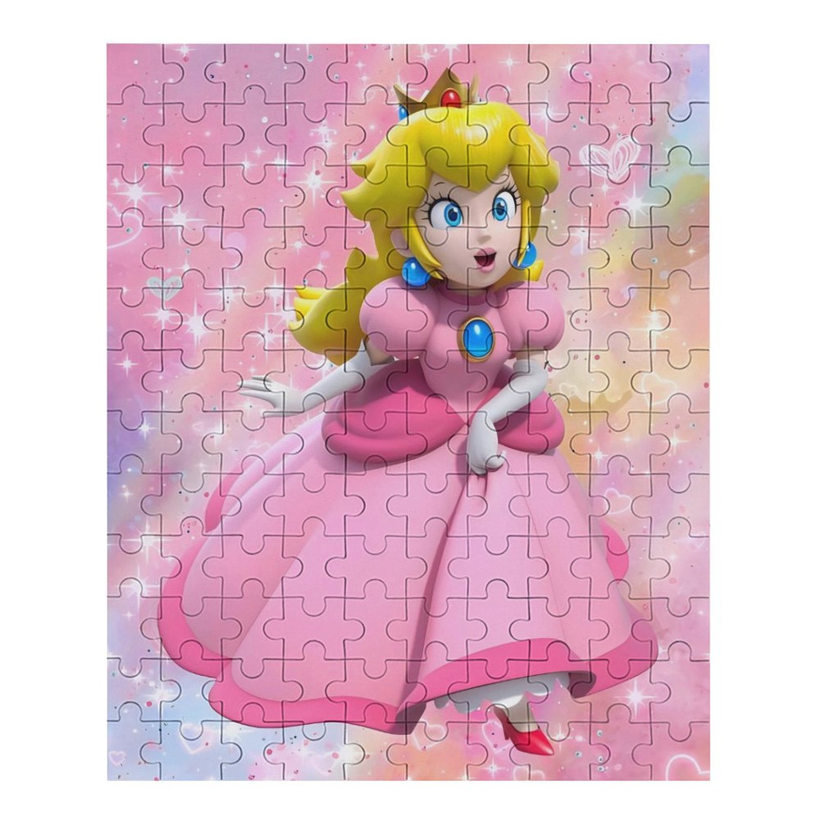 Super Mario Princess Peach Puzzles for Kids Interactive Brain Teasers ...