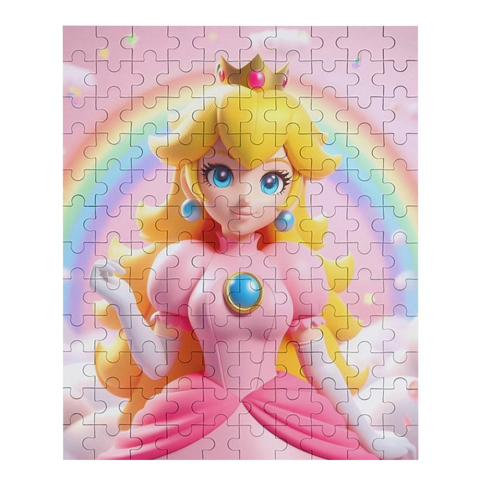 Super Mario Princess Peach Puzzles for Kids Interactive Brain Teasers ...