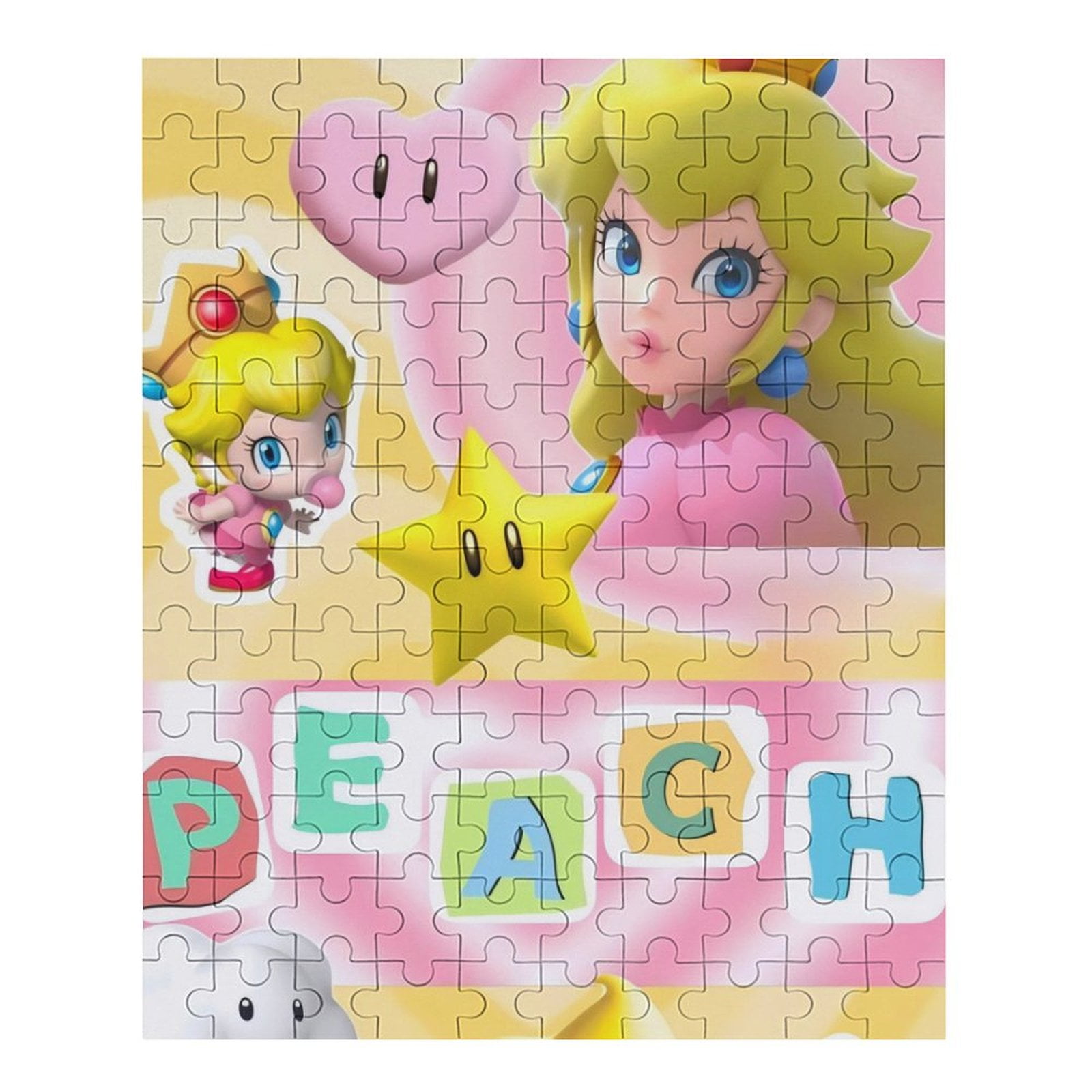 Super Mario Princess Peach Puzzles for Kids Interactive Brain Teasers ...