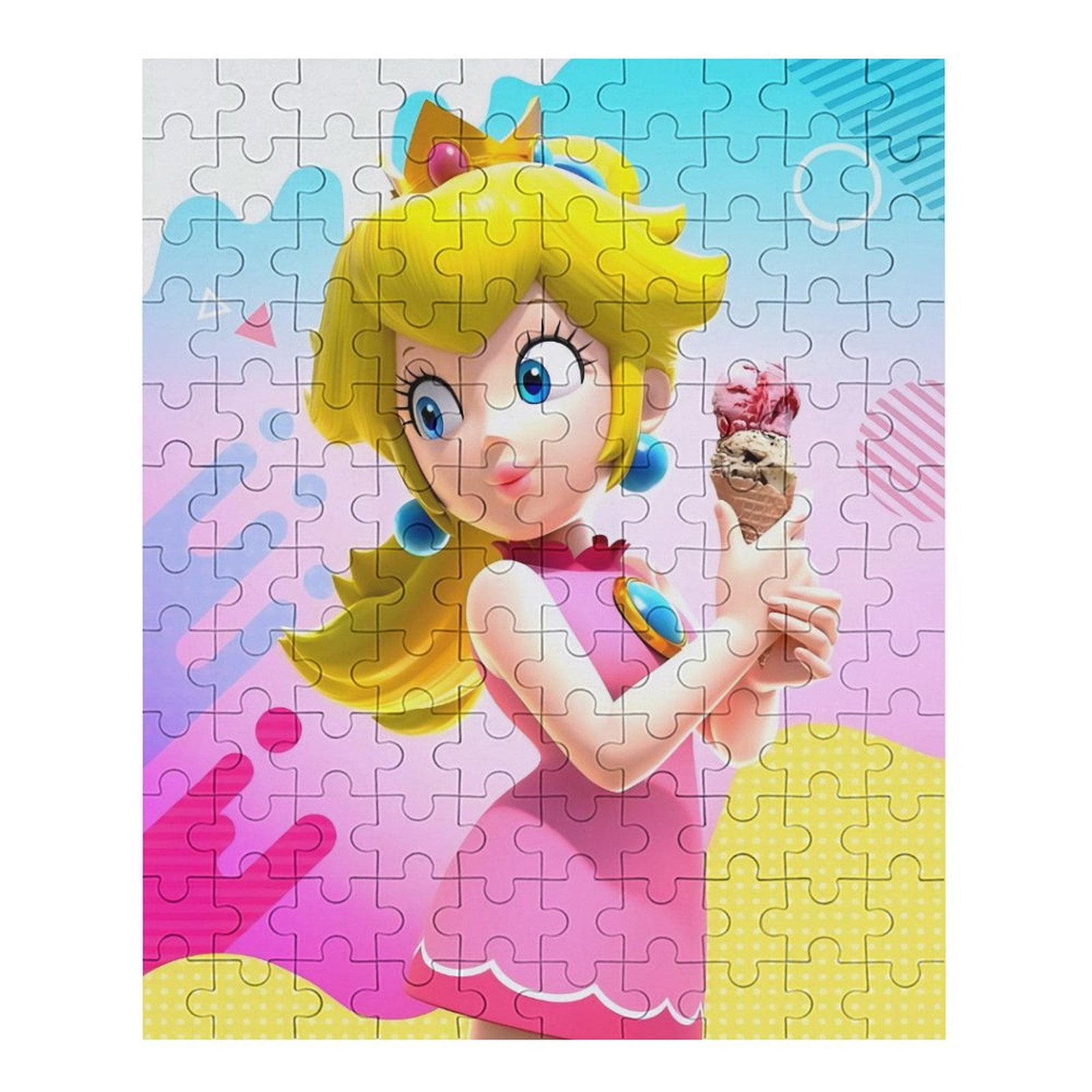 Super Mario Princess Peach Puzzles for Kids Interactive Brain Teasers ...