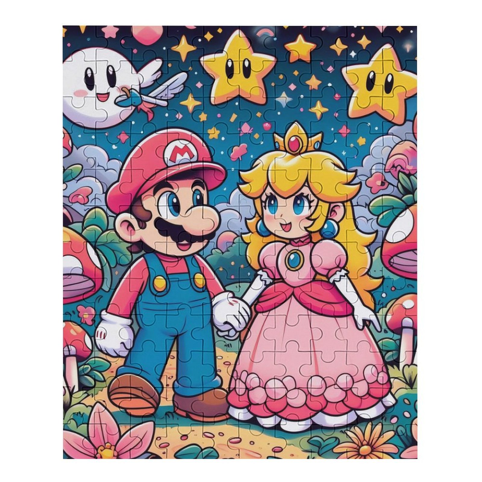 Super Mario Princess Peach Puzzles for Kids Interactive Brain Teasers ...
