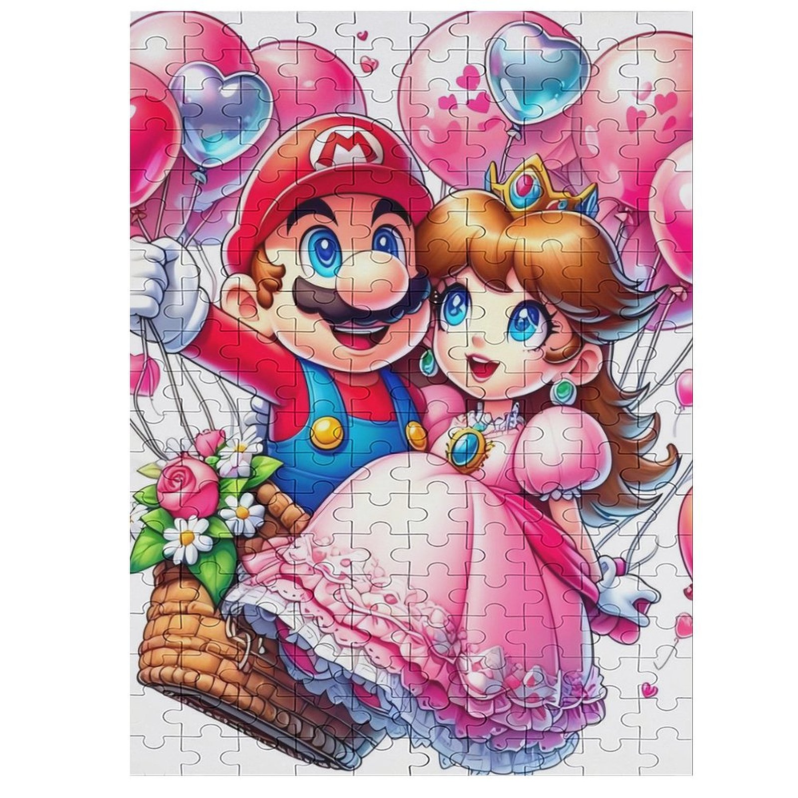 Super Mario Princess Peach Puzzles for Kids Interactive Brain Teasers ...
