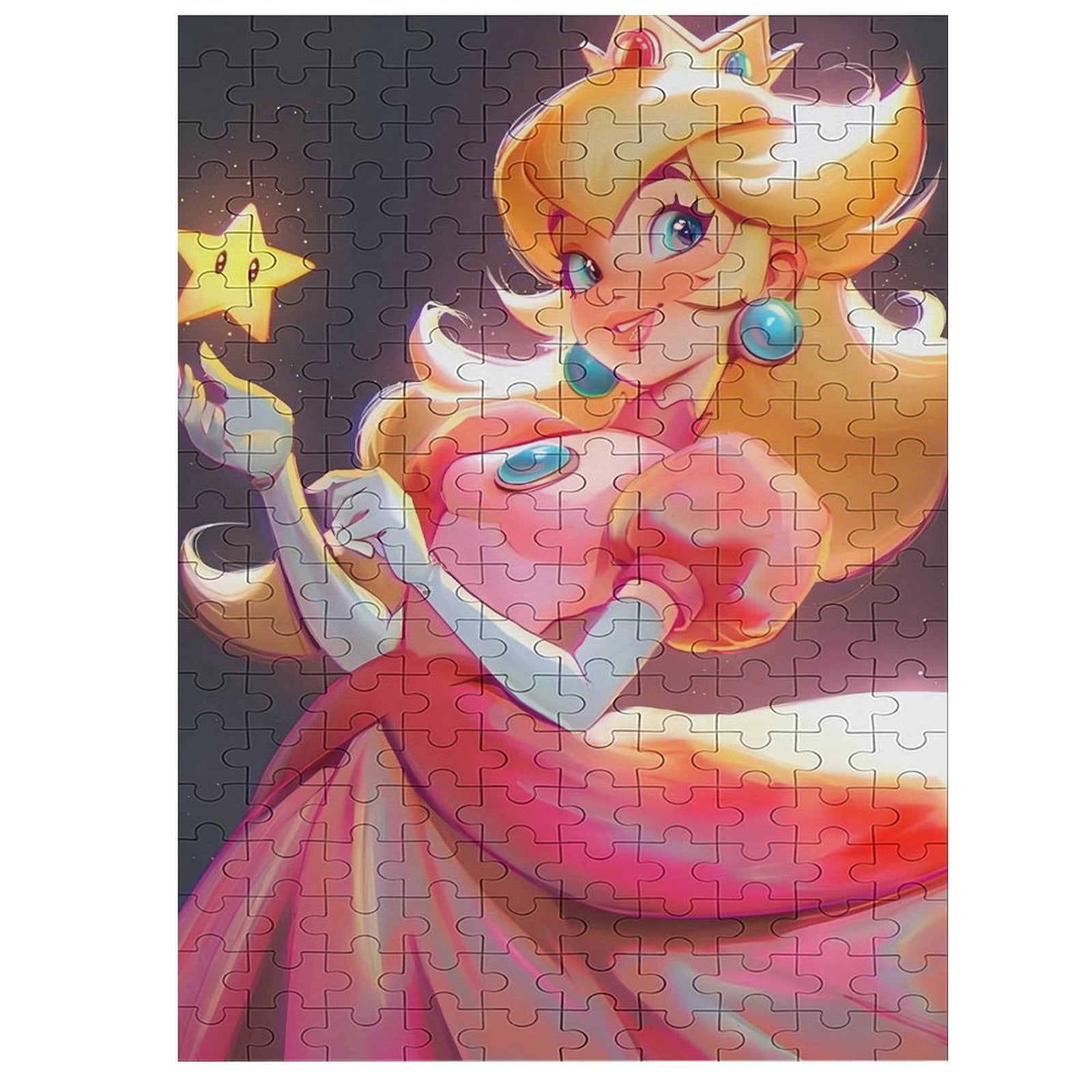 Super Mario Princess Peach Puzzles for Kids Interactive Brain Teasers ...