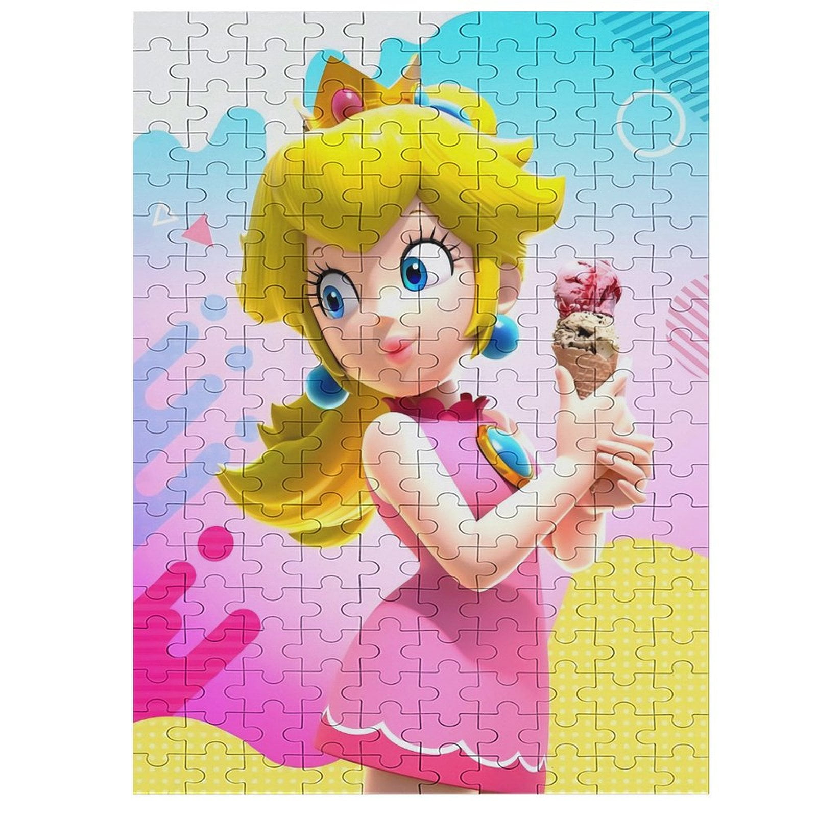 Super Mario Princess Peach Puzzles for Kids Interactive Brain Teasers ...